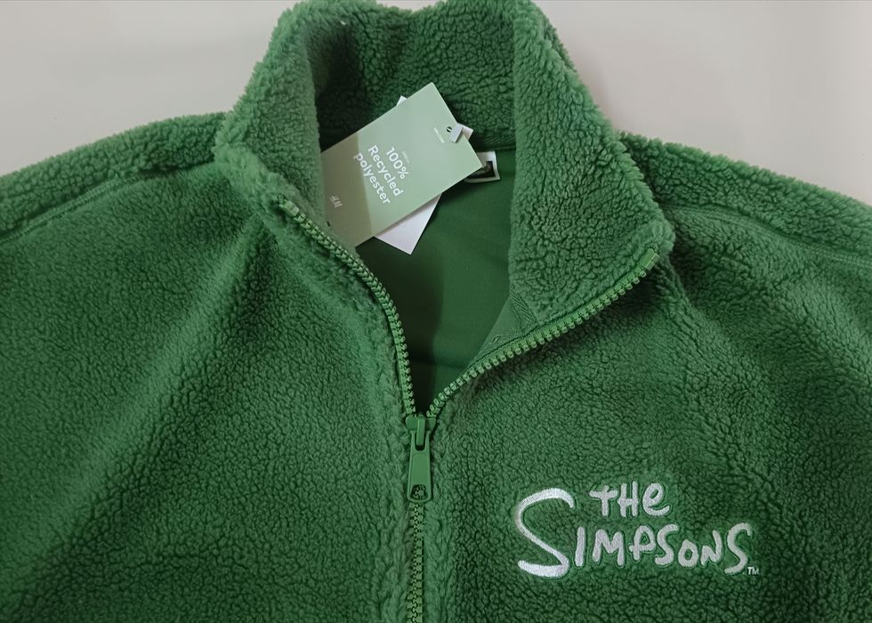 H&M Rare H&M The Simpsons Oversized Fit Teddy jacket | Grailed