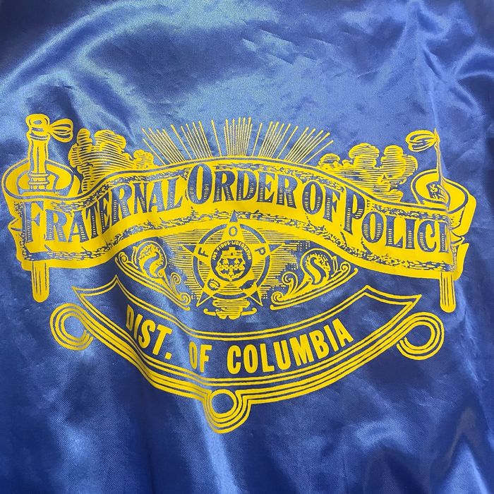 Dunbrooke Vintage Fraternal Order of D.C. Police Satin Jacket | Grailed