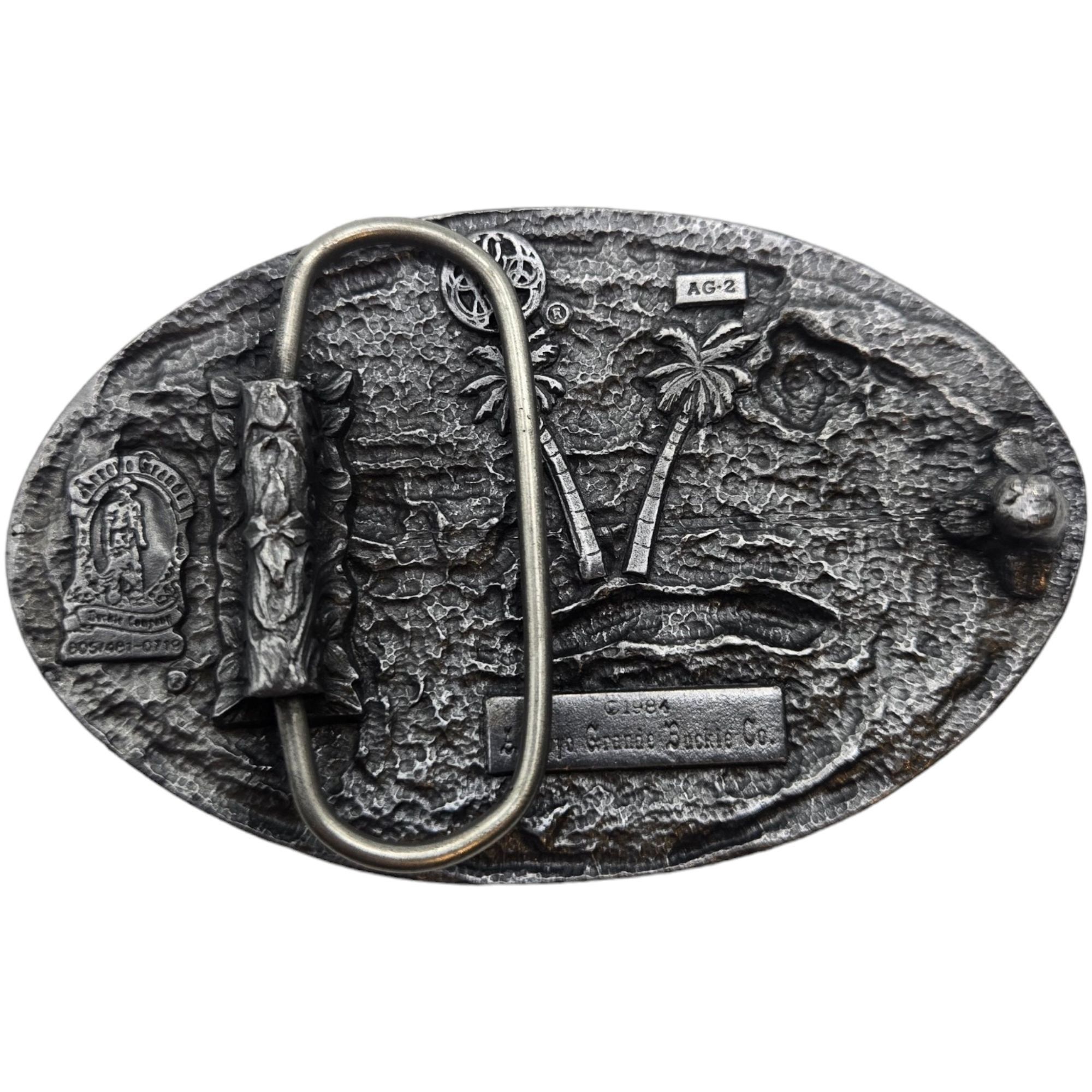 Vintage Hawaii Belt Buckle Island Map Vintage HI State Western Wear ...