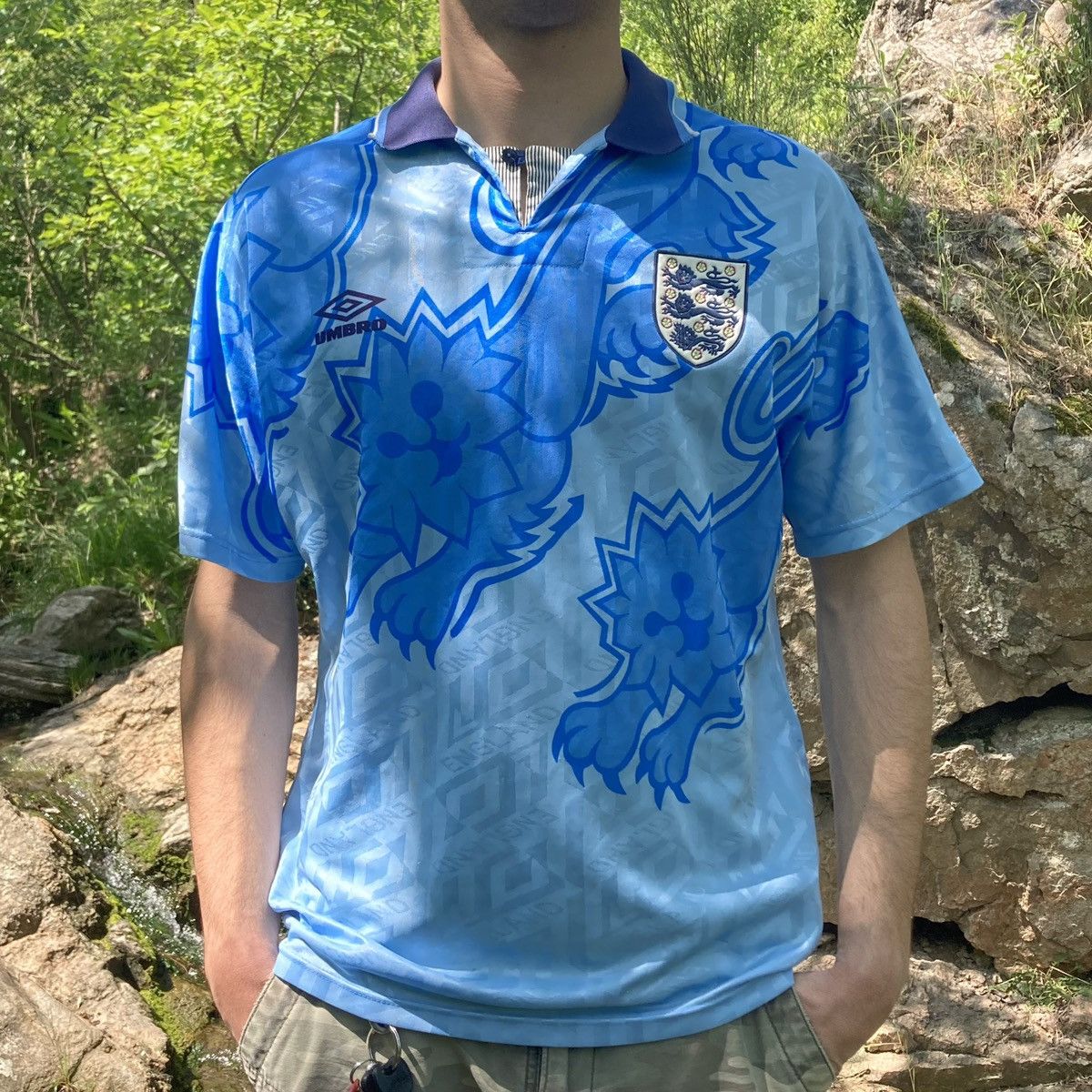 Vintage Umbro 1992 England Third Jersey | Grailed