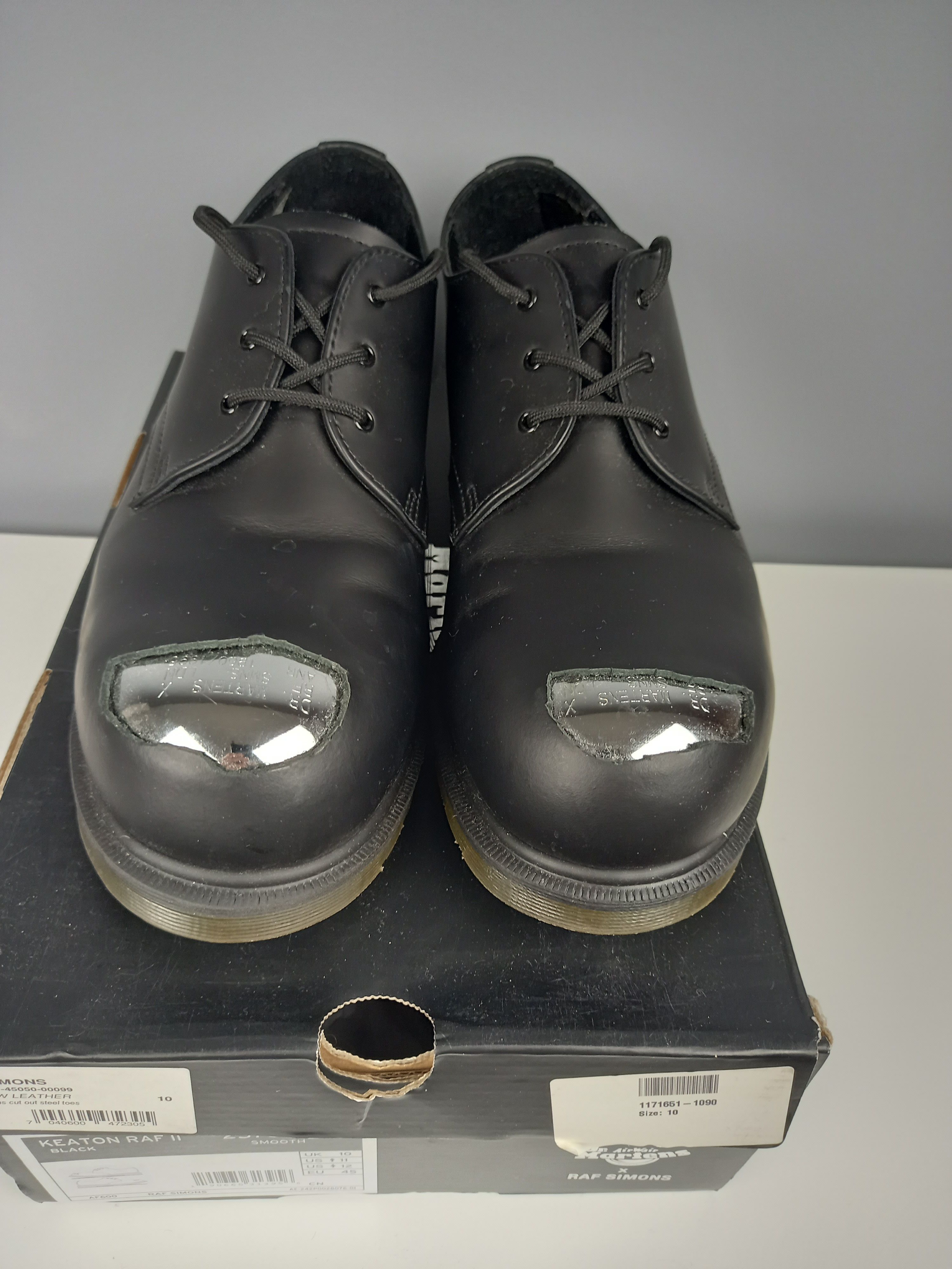 Dr. Martens × Raf Simons Raf Simons x Dr Martens Leather Derby 1461 ...