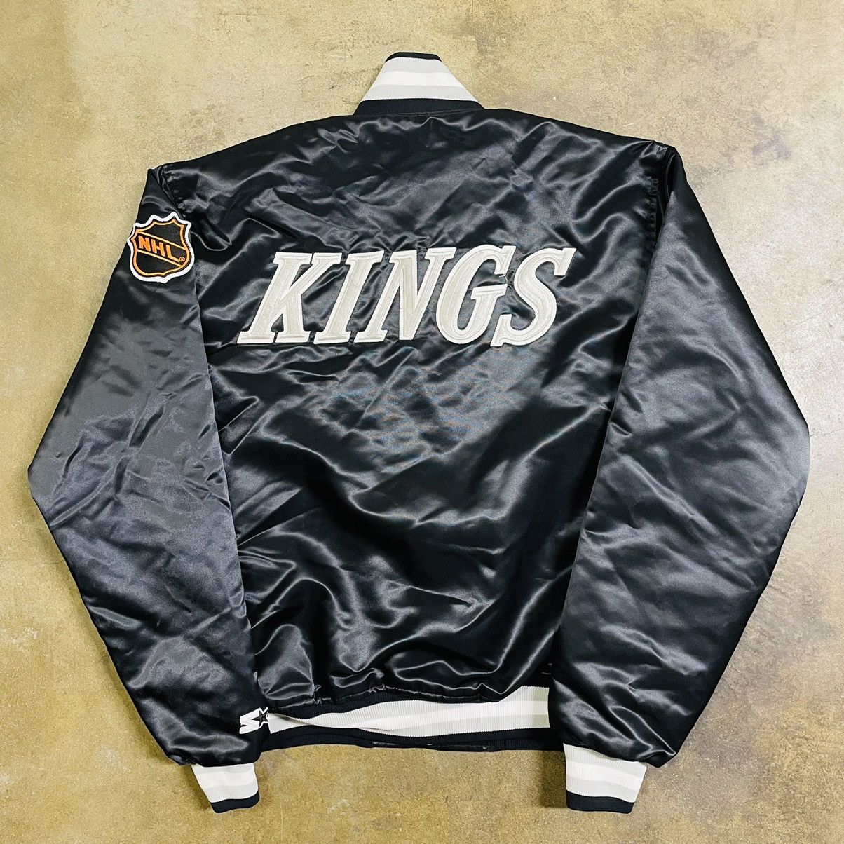 NHL × Starter × Vintage Vintage Starter LA Kings NWA Eazy-E Satin ...