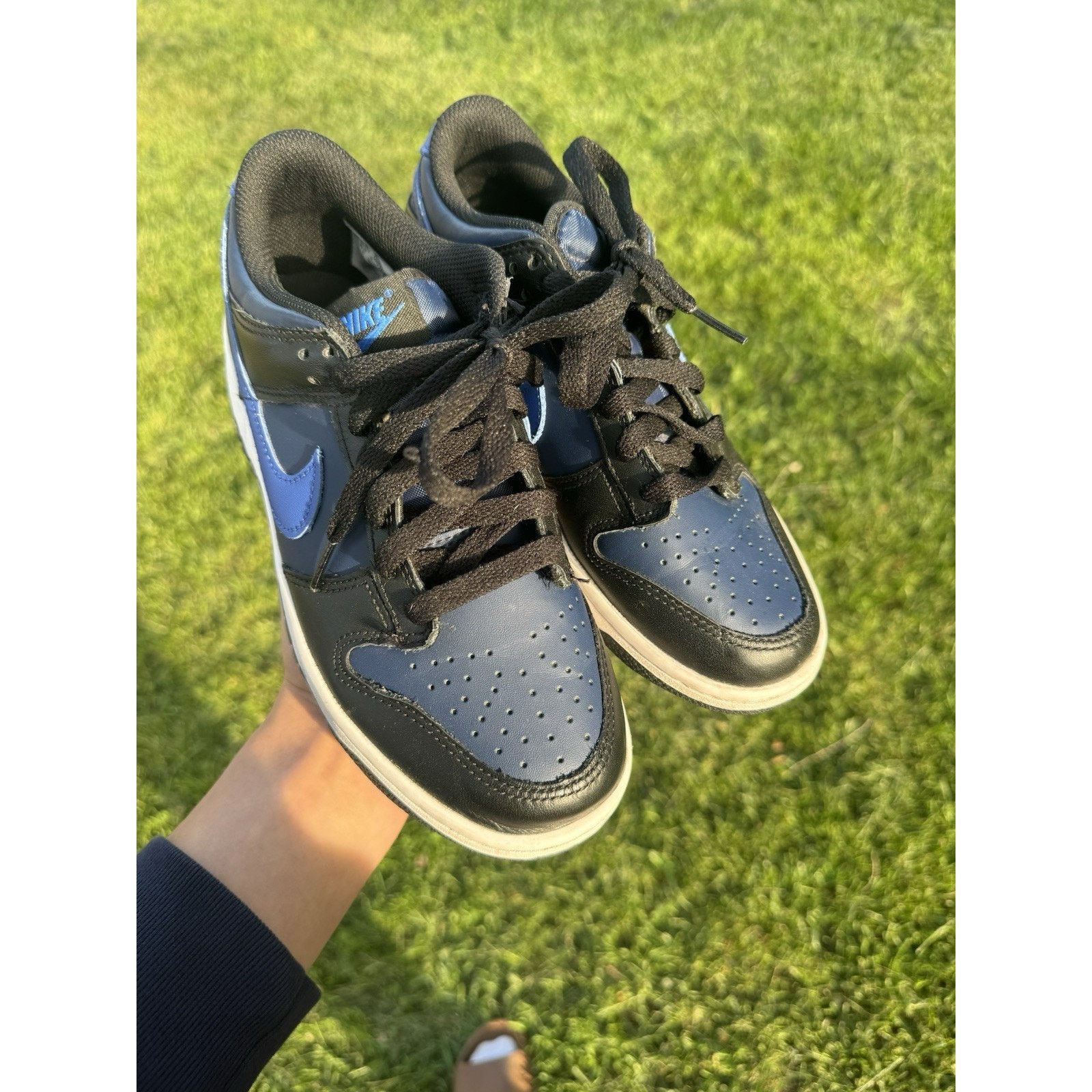 Nike Nine Dunk Low Midnight Navy GS | Grailed