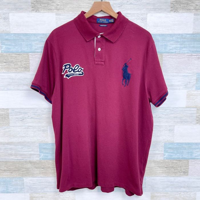 Polo Ralph Lauren POLO Ralph Lauren Custom Slim Pony Crest Shirt Red ...