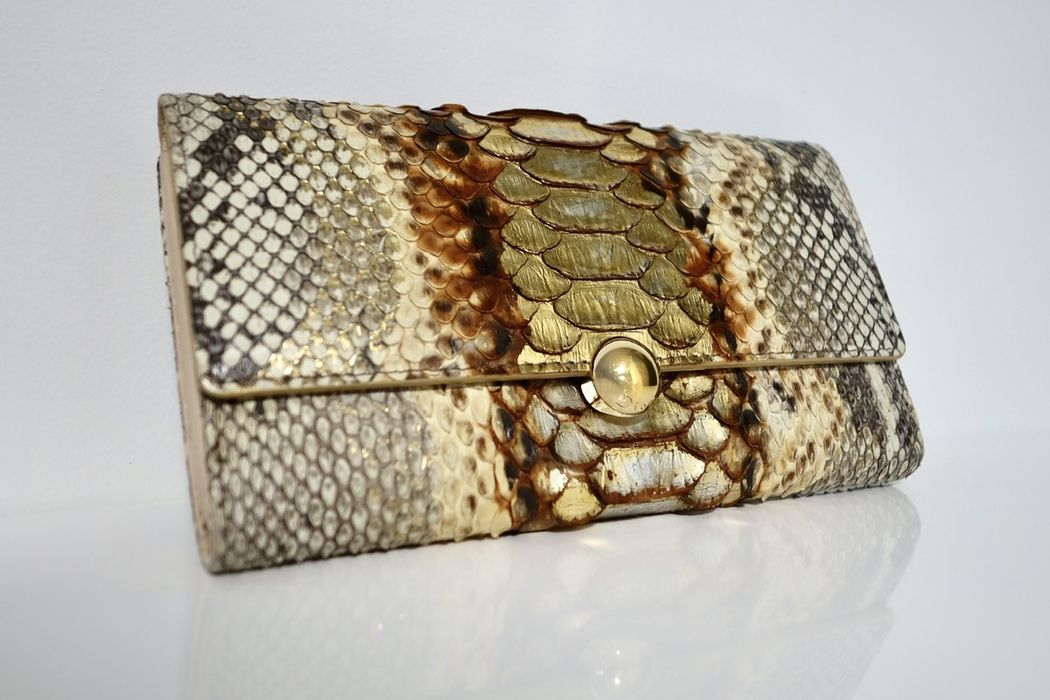 Vintage Christian Dior Snake Skin Wallet | Grailed
