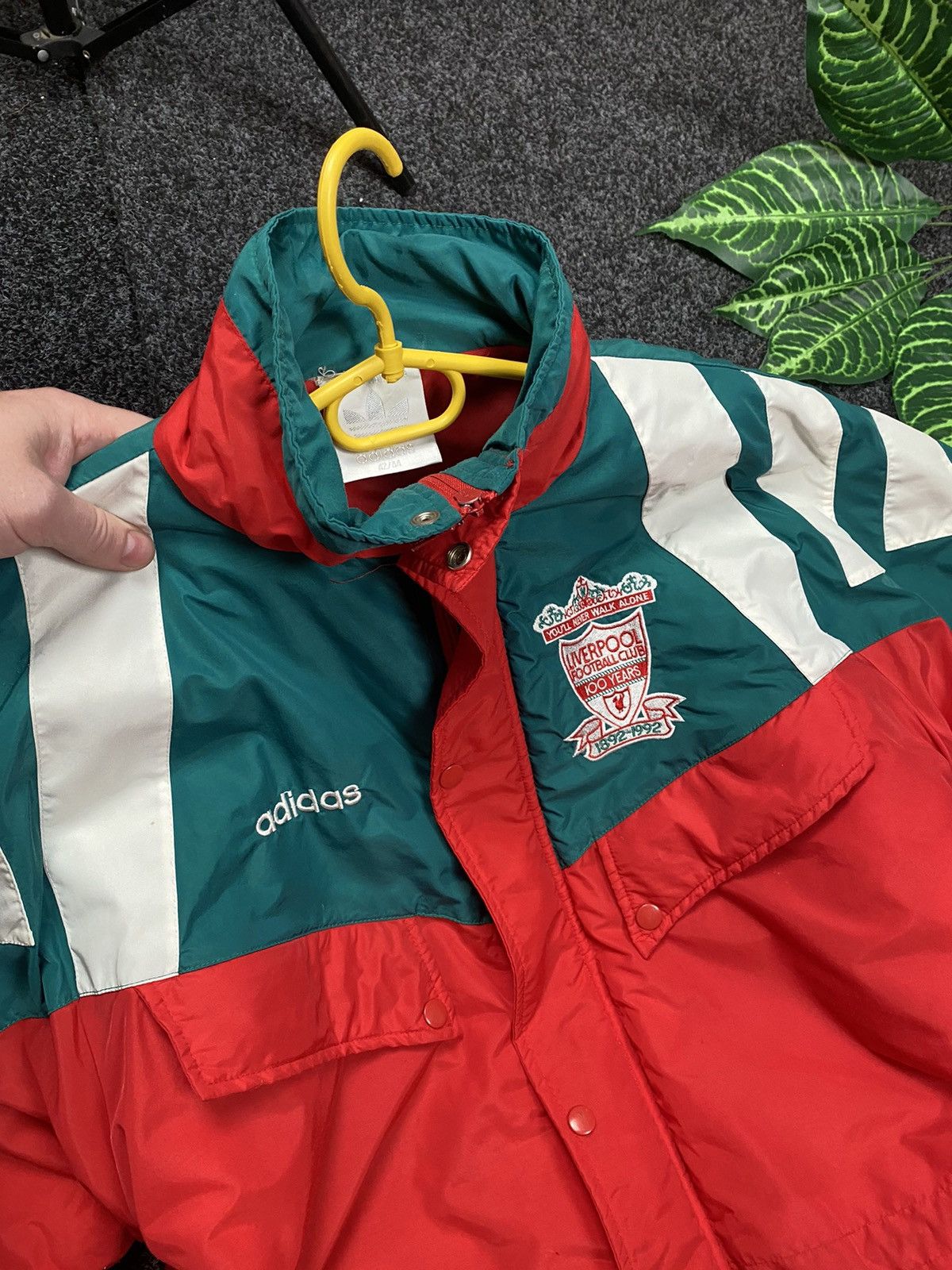 Adidas × Vintage ADIDAS LIVERPOOL FC 100th ANNIVERSARY JACKET RARE ...