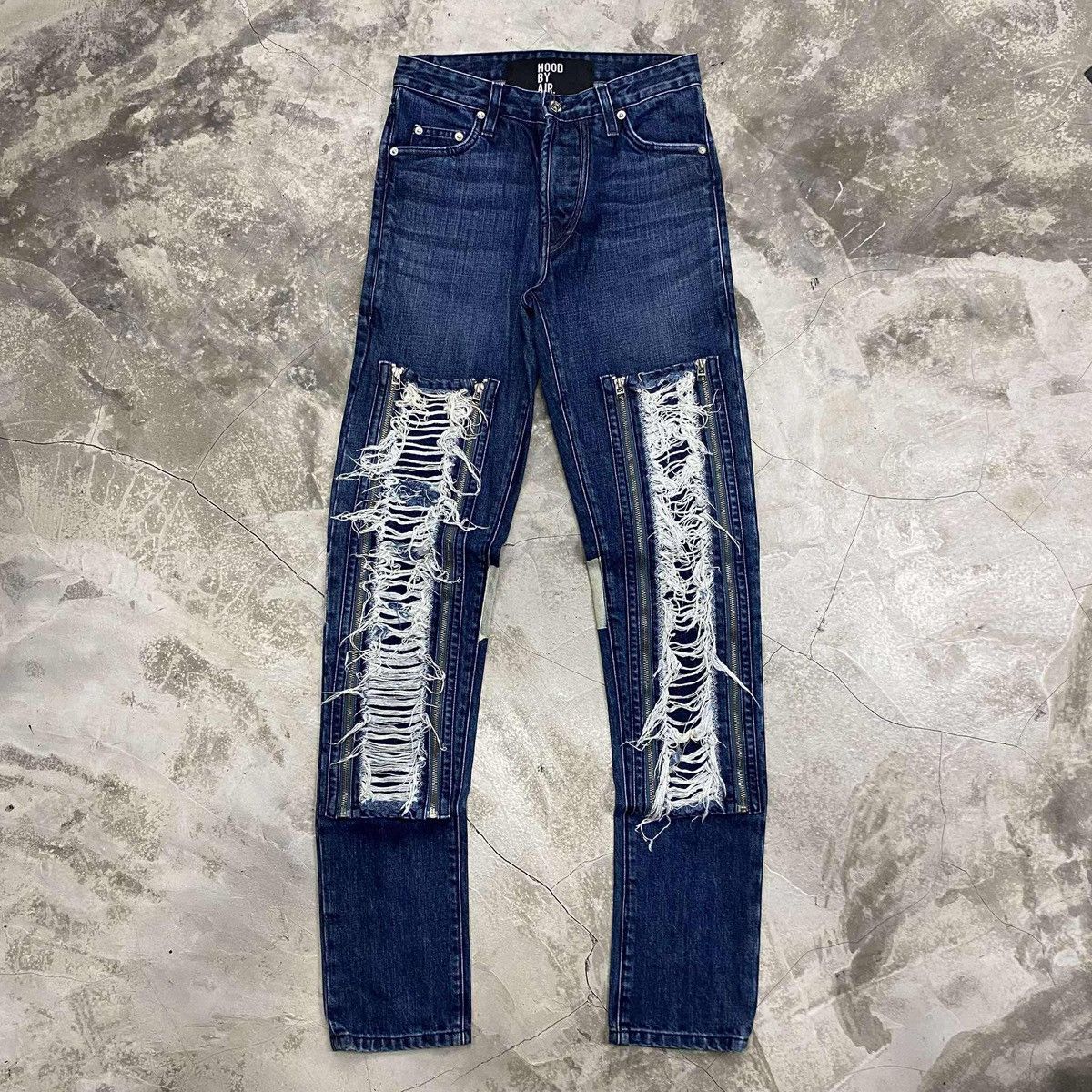 Hood By Air SS15 Shredded Denim Pants | Grailed