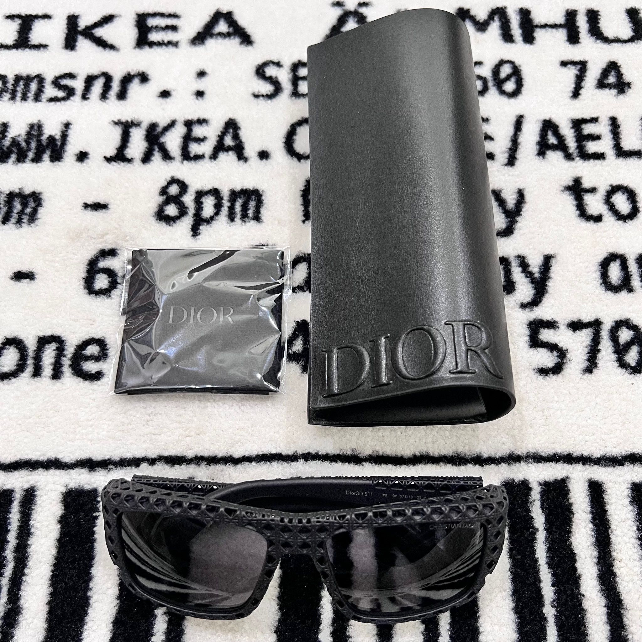 Dior Dior 3D Multilayered Print Polarized Lenses Sunglasses Black | Grailed