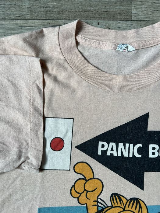 Vintage Vintage Garfield panic button shirt | Grailed