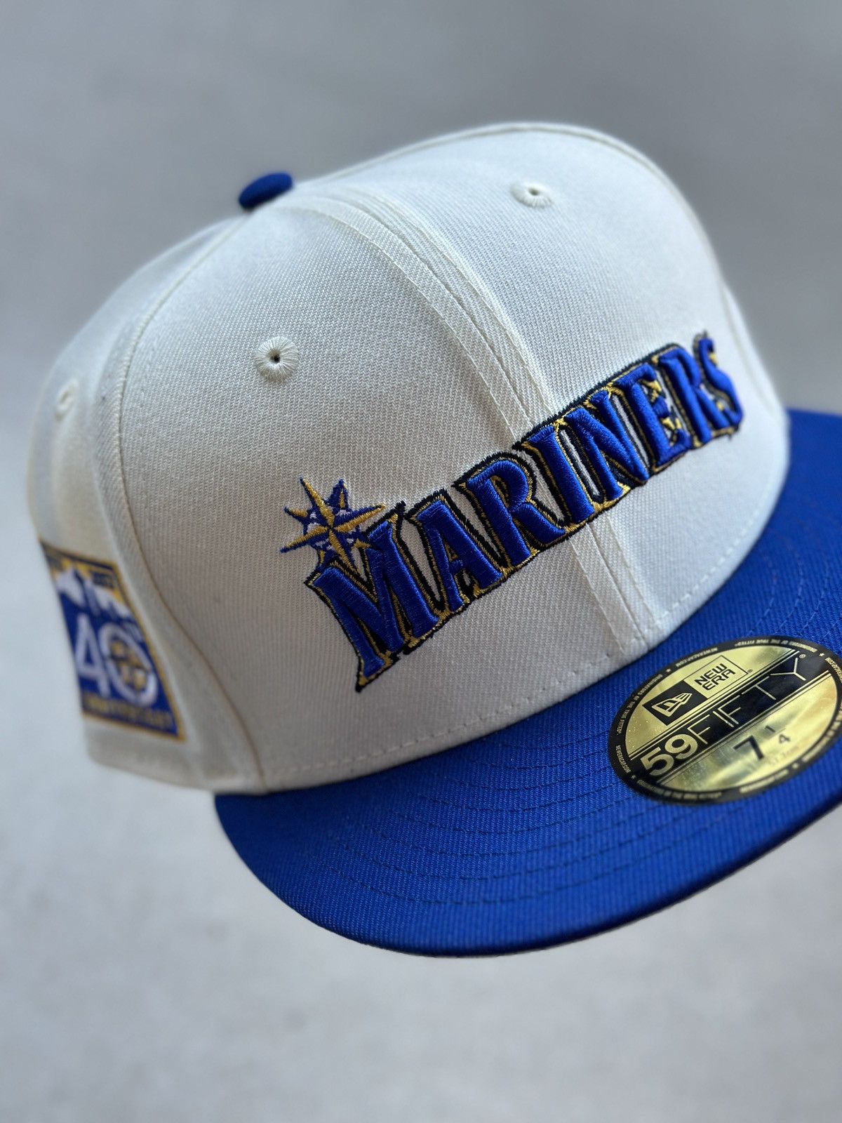 MLB × New Era Seattle Mariners Script Two Tone Fitted Hat 7 1/4 | Grailed