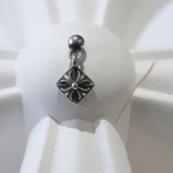 Chrome Hearts CHROME HEARTS TINY PYRAMID DROP EARRING | Grailed