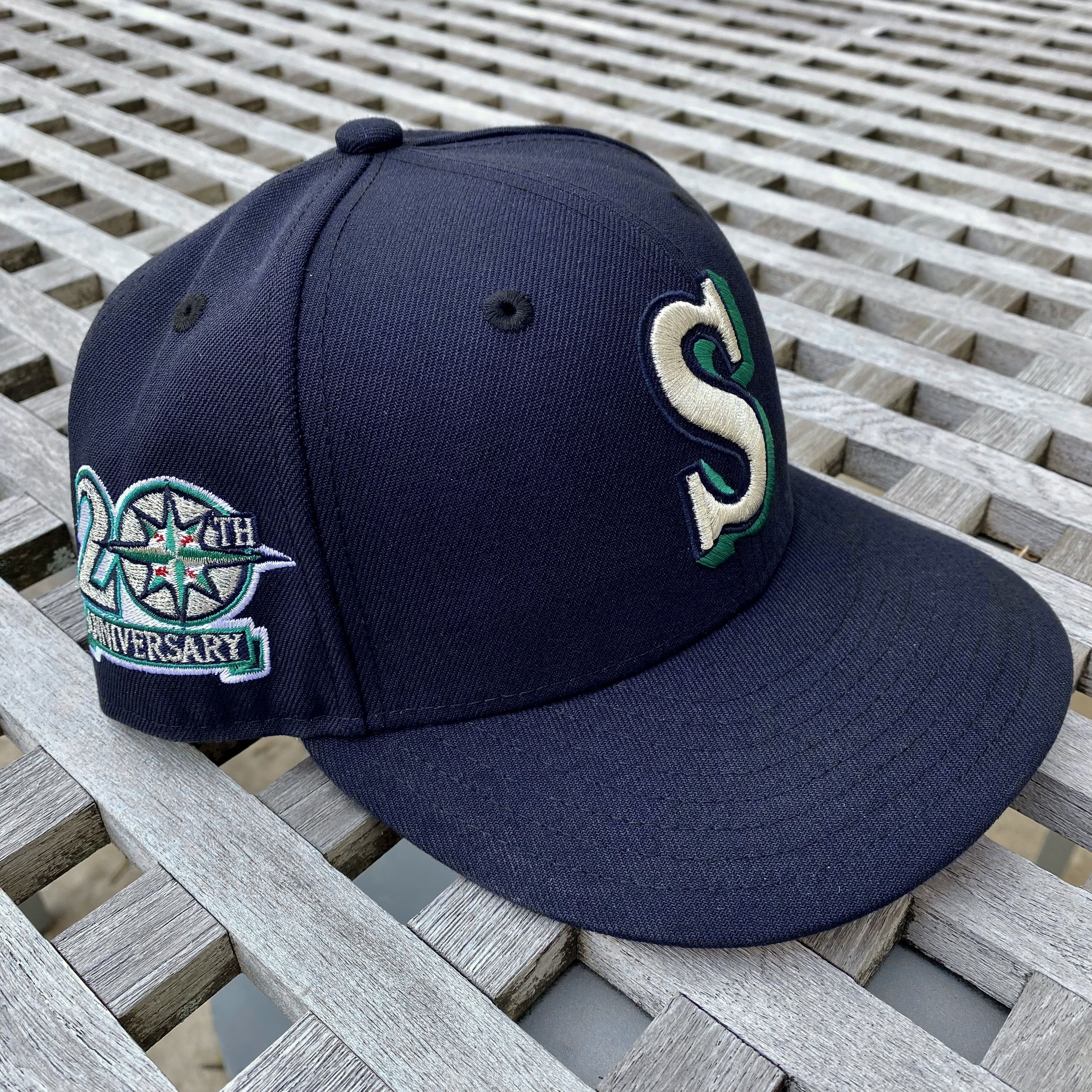 Hat Club × MyFitteds × New Era Seattle Mariners 20 Year Patch Pink UV ...