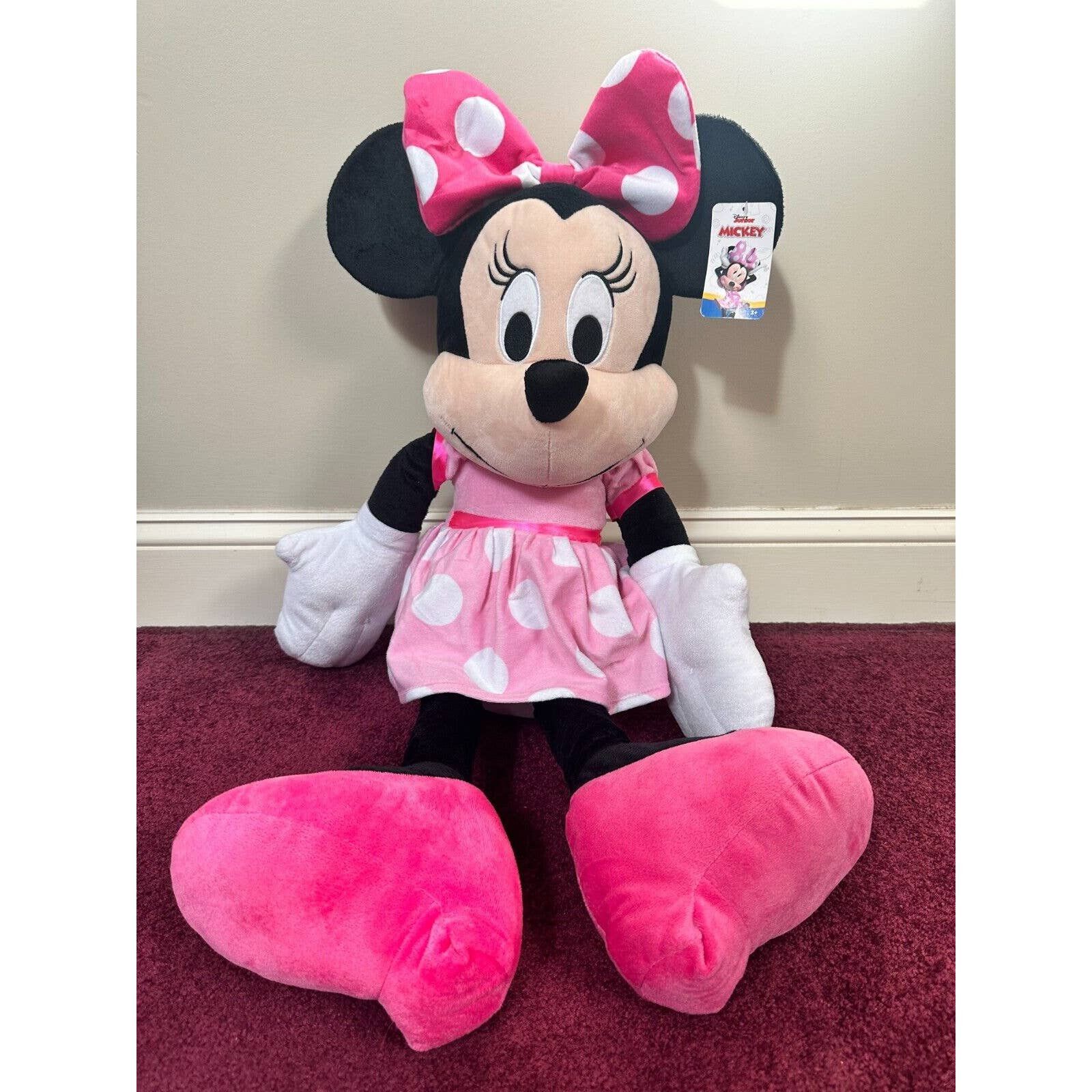 Disney Disney 32" Pink Minnie Mouse Plush Stuffed Doll | Grailed