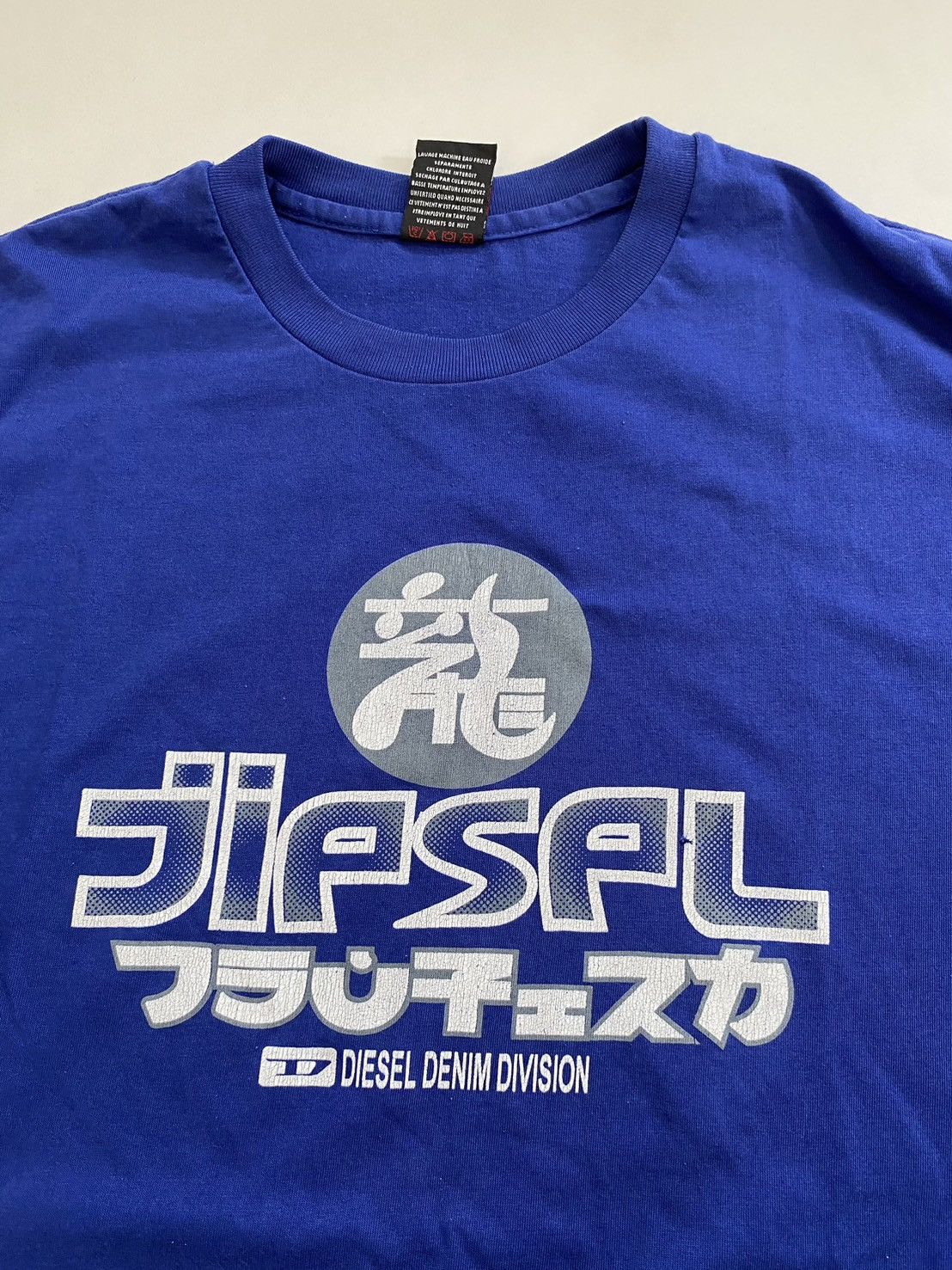 Diesel Crazy Y2K Diesel Graphic Tee | Grailed