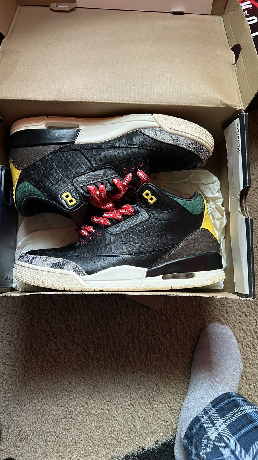 Jordan Brand × Supreme Air Jordan Retro 3 Animal Instinct | Grailed