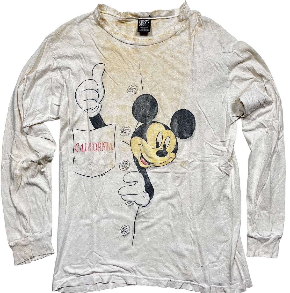Disney × Mickey Mouse × Vintage Vintage Mickey Mouse Distressed ...