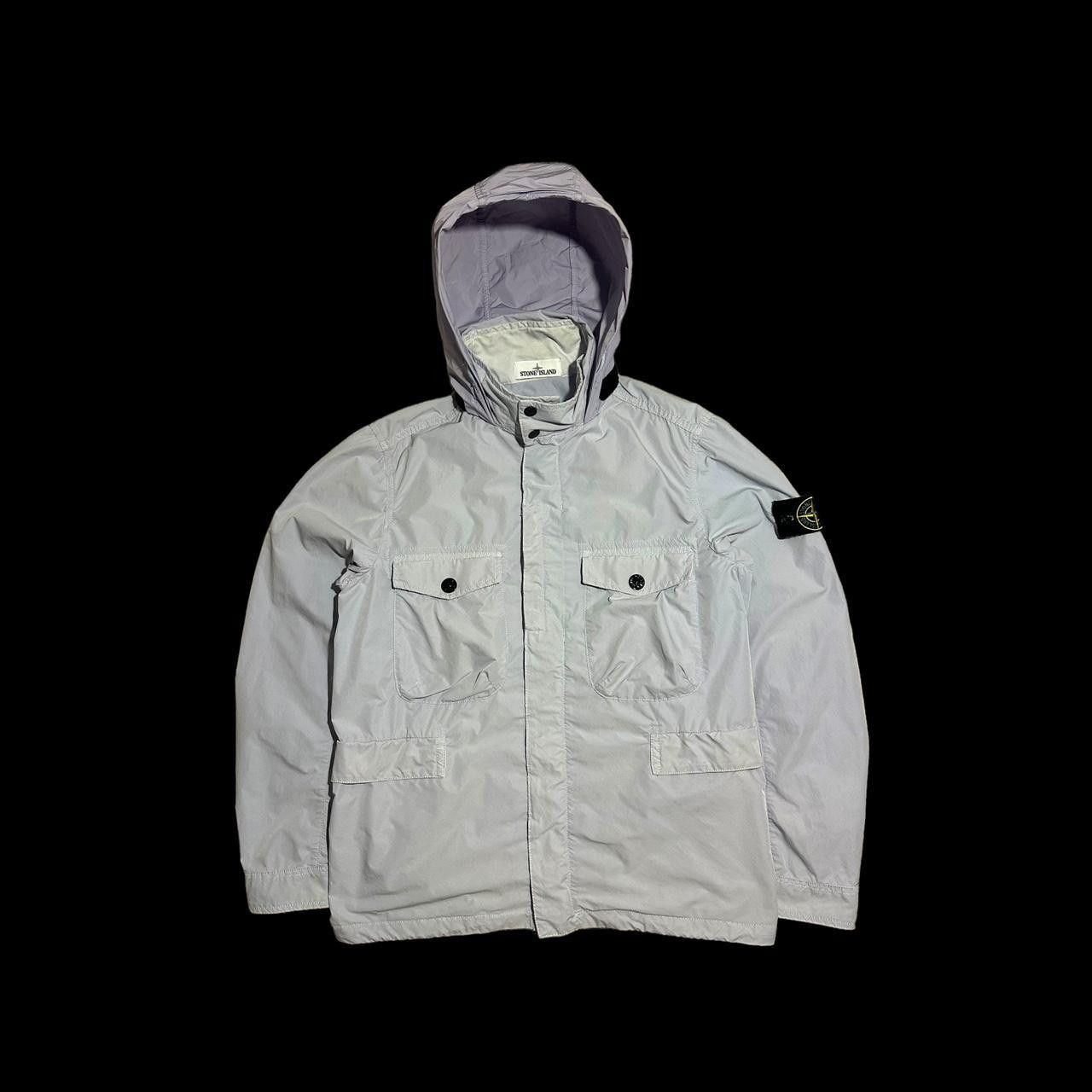 Stone Island Stone Island David Tela Light TC Jacket with Packable Hood ...