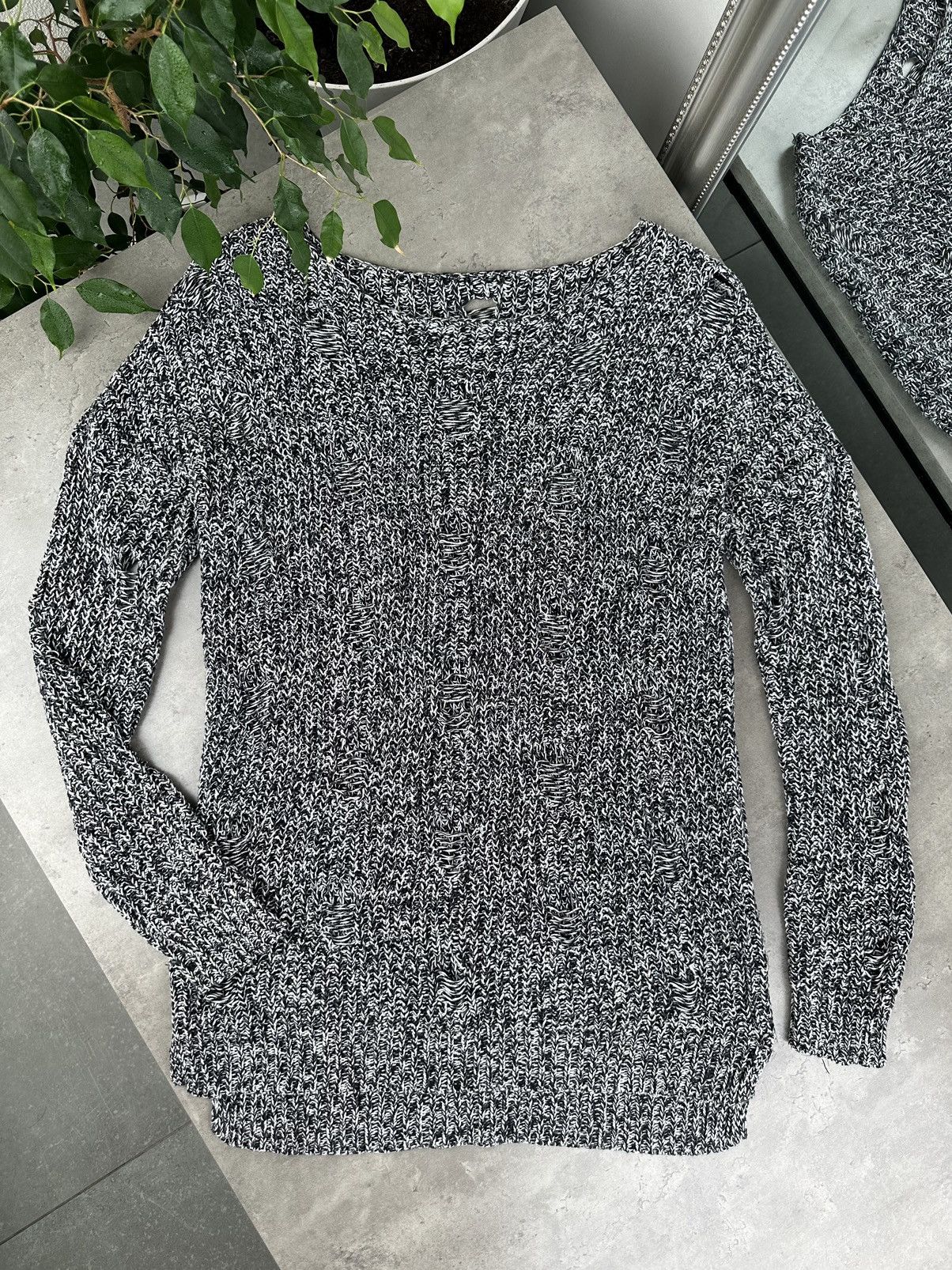 Vintage Vintage Distressed Knit Sweater | Grailed