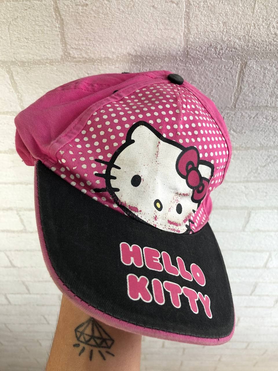 Avant Garde × Japanese Brand × Vintage Vintage Lil Peep Style Pink Hat ...