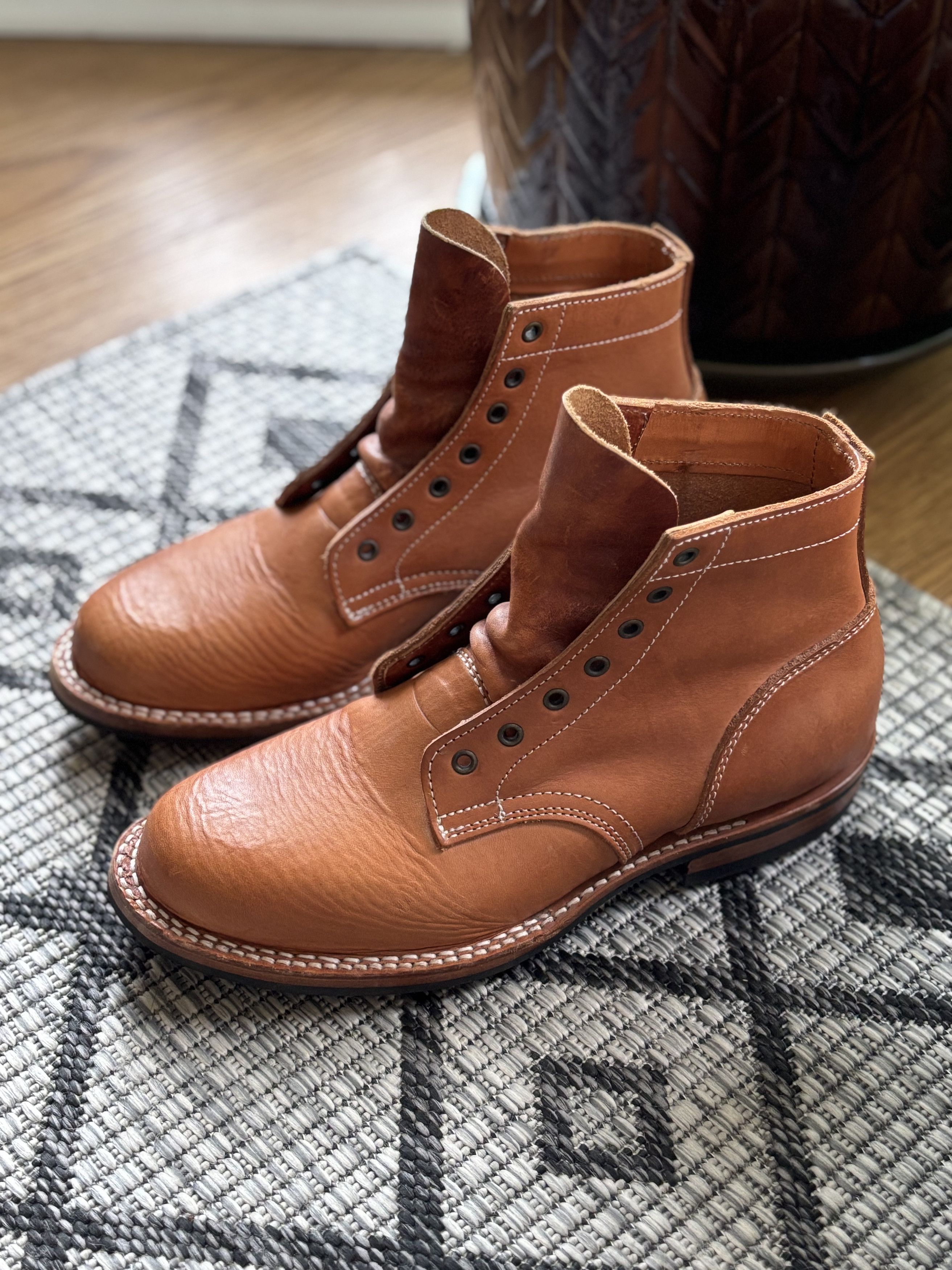 Truman Boot Co. Natural Veg-Tan Stitchdown Boots | Grailed