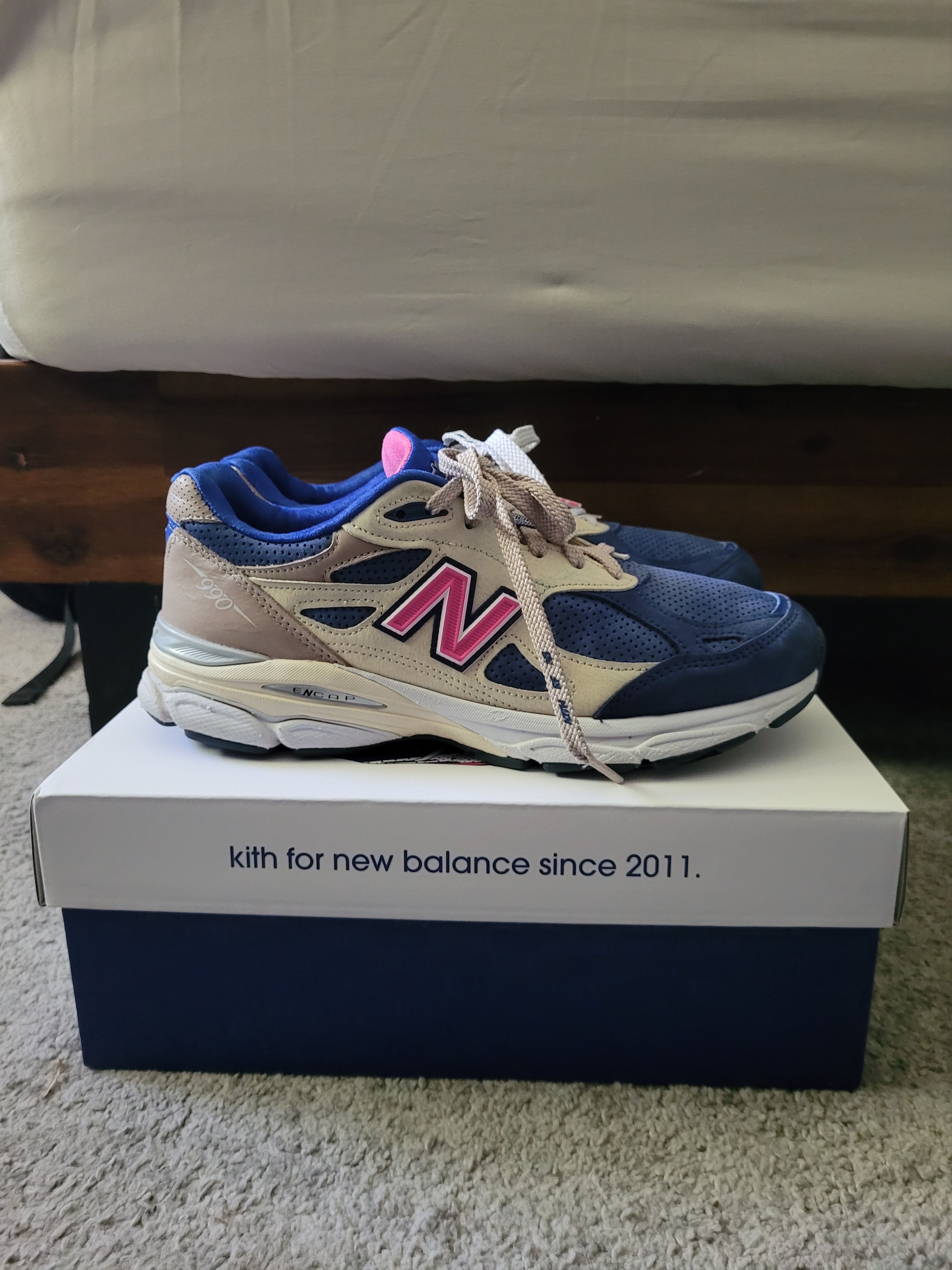 New Balance Kith x 990 v3 Made In USA 'Daytona' | Grailed