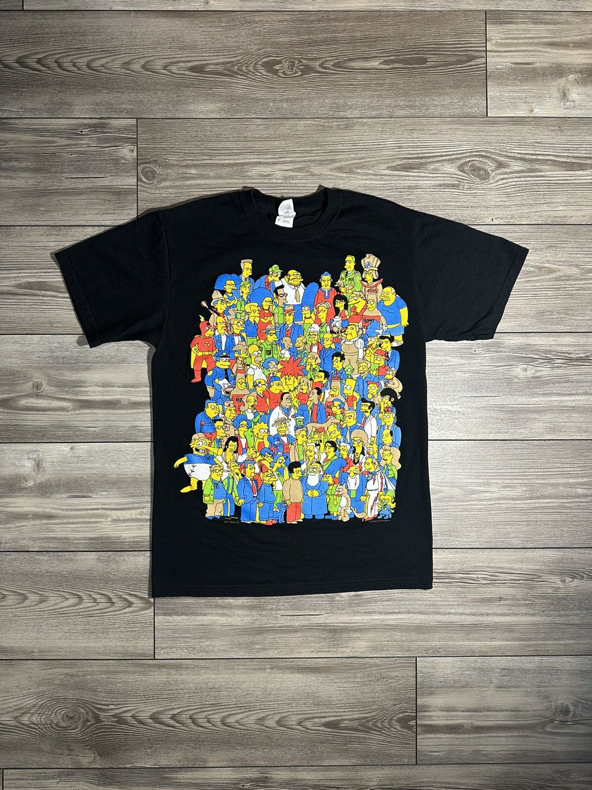 Streetwear × The Simpsons × Vintage The Simpsons All Characters T Shirt ...