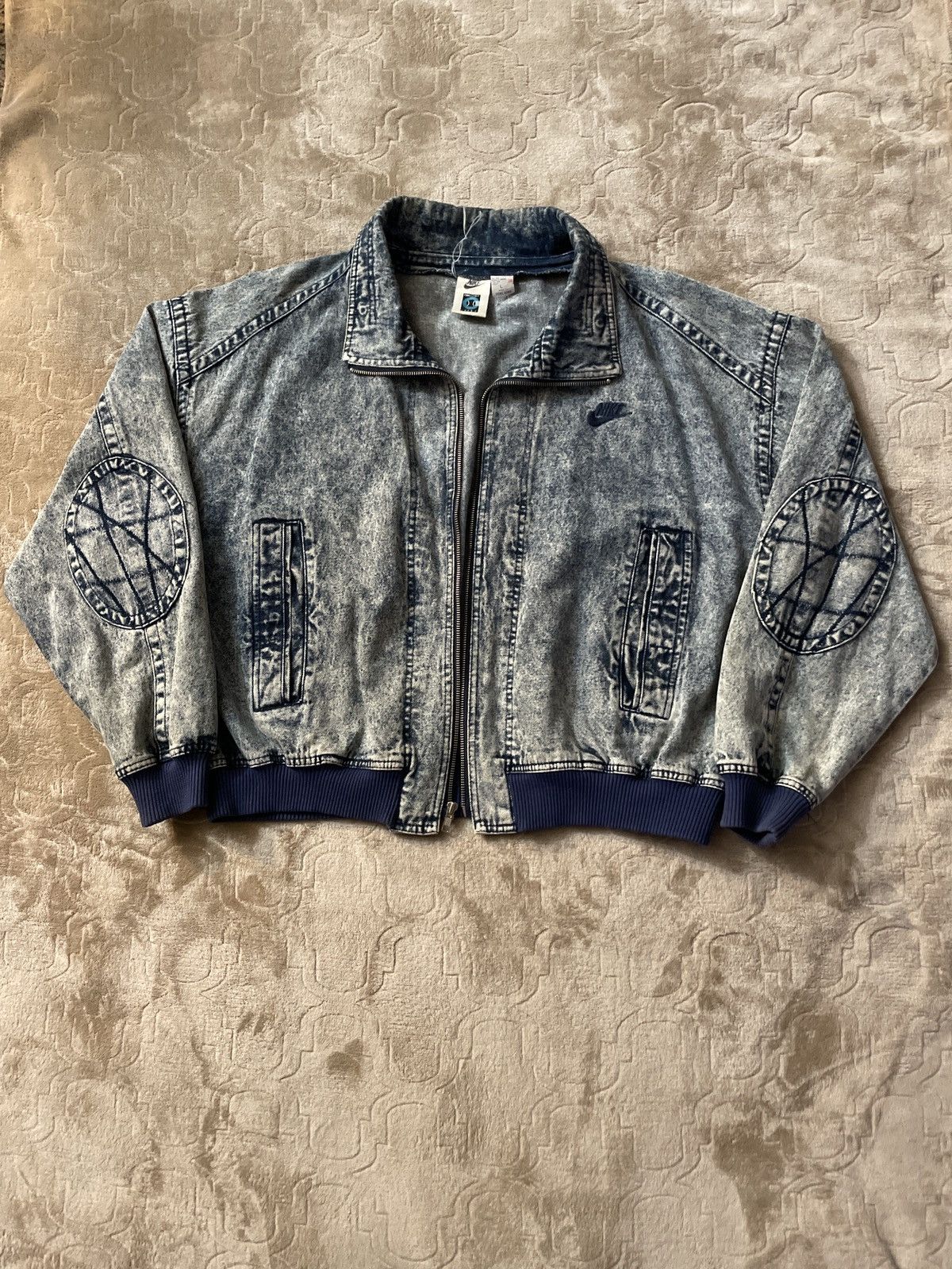 Nike Vintage Nike Court Challenge Denim Jacket | Grailed