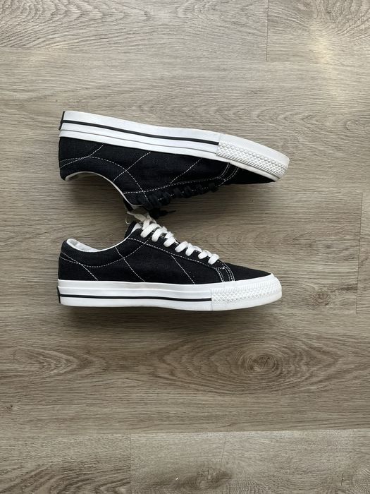 Stussy Converse Chuck One Star Ox Stussy Black | Grailed