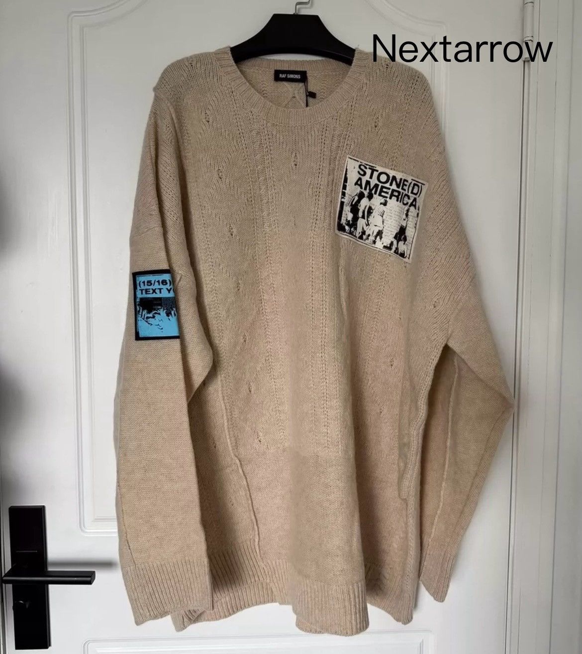Raf Simons Raf Simons 20SS Patchwork Sweater | Grailed