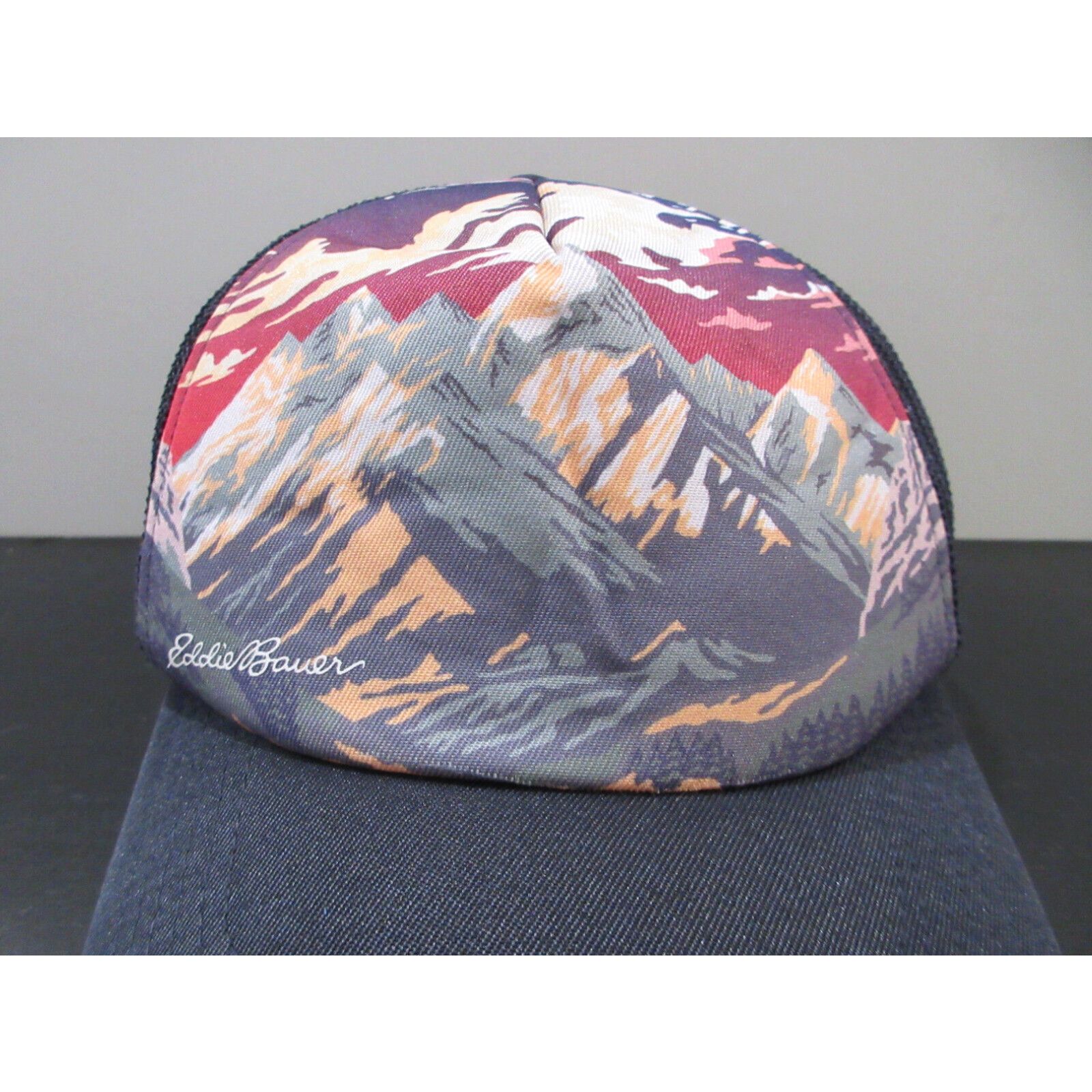 Eddie Bauer Eddie Bauer Hat Cap Snap Back Blue Red Mountain Climbing ...