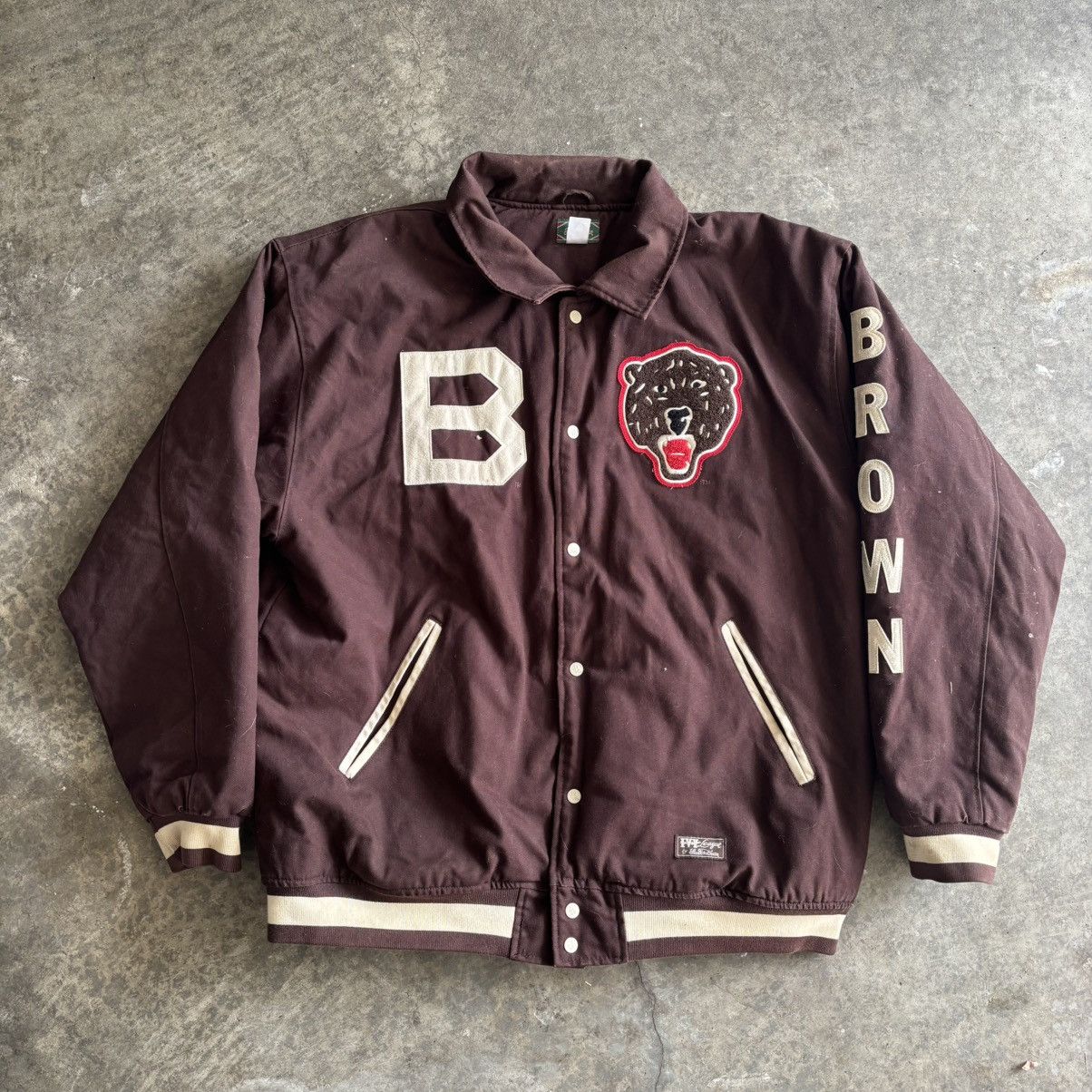 Stall and Dean Vintage Brown University Varsity Jacket | Grailed
