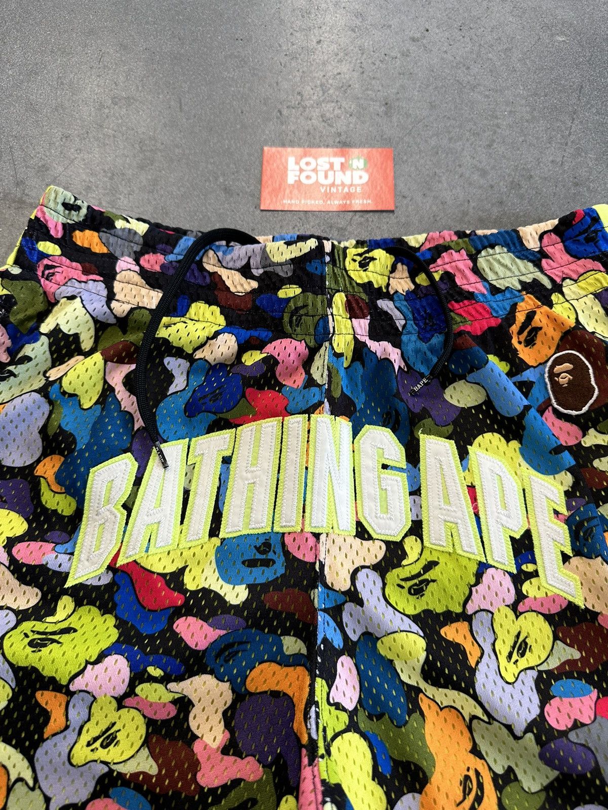Bape BAPE Multi Camo Wide Basketball Shorts | Grailed