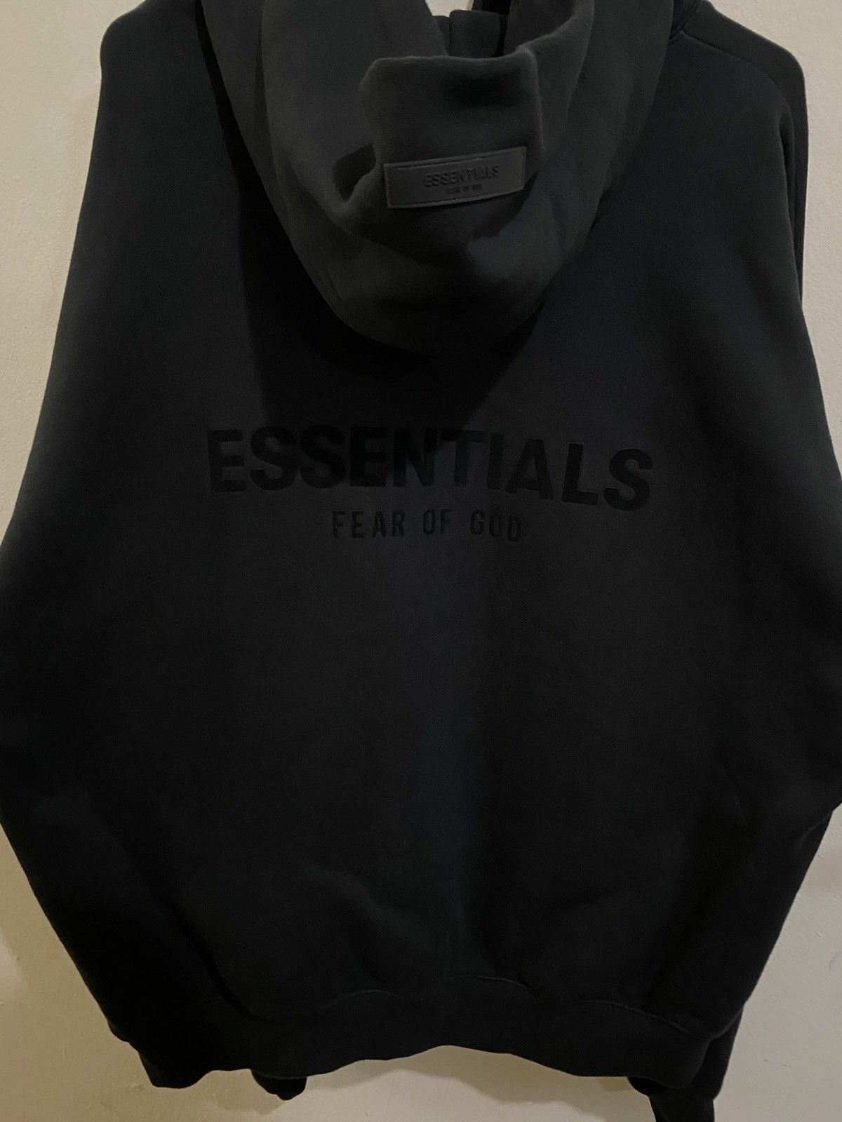 Essentials × Fear of God × Pacsun Essential hoodie black | Grailed