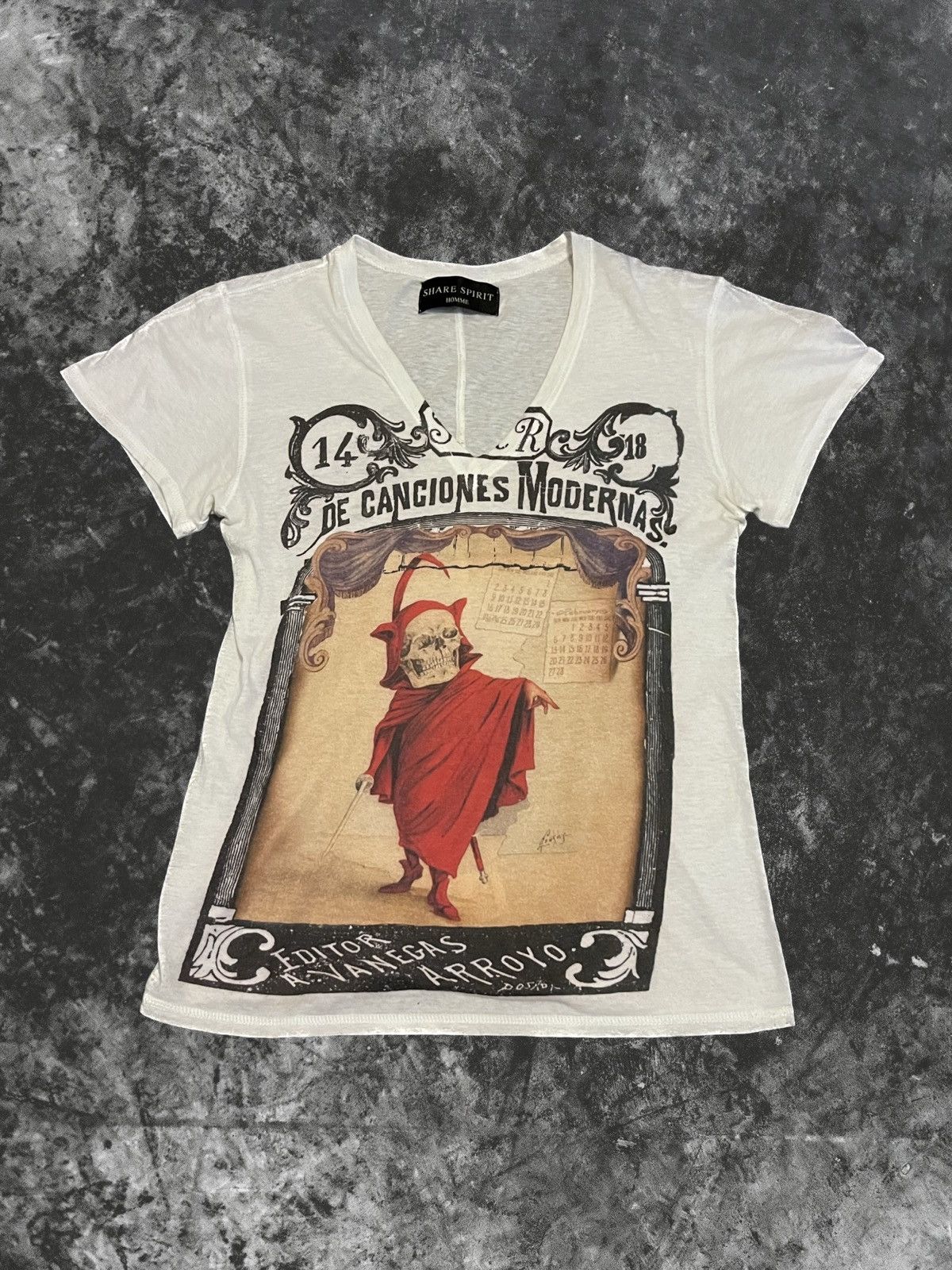 Share Spirit Homme Share Spirit Homme Death Graphic T shirt | Grailed