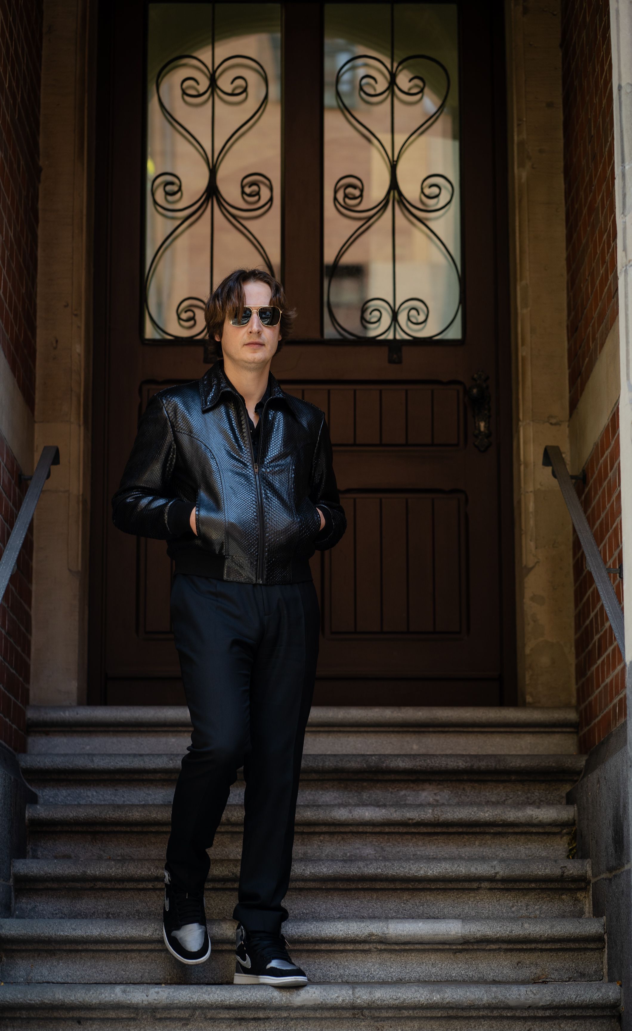 Celine Celine Python Leather Jacket | Grailed