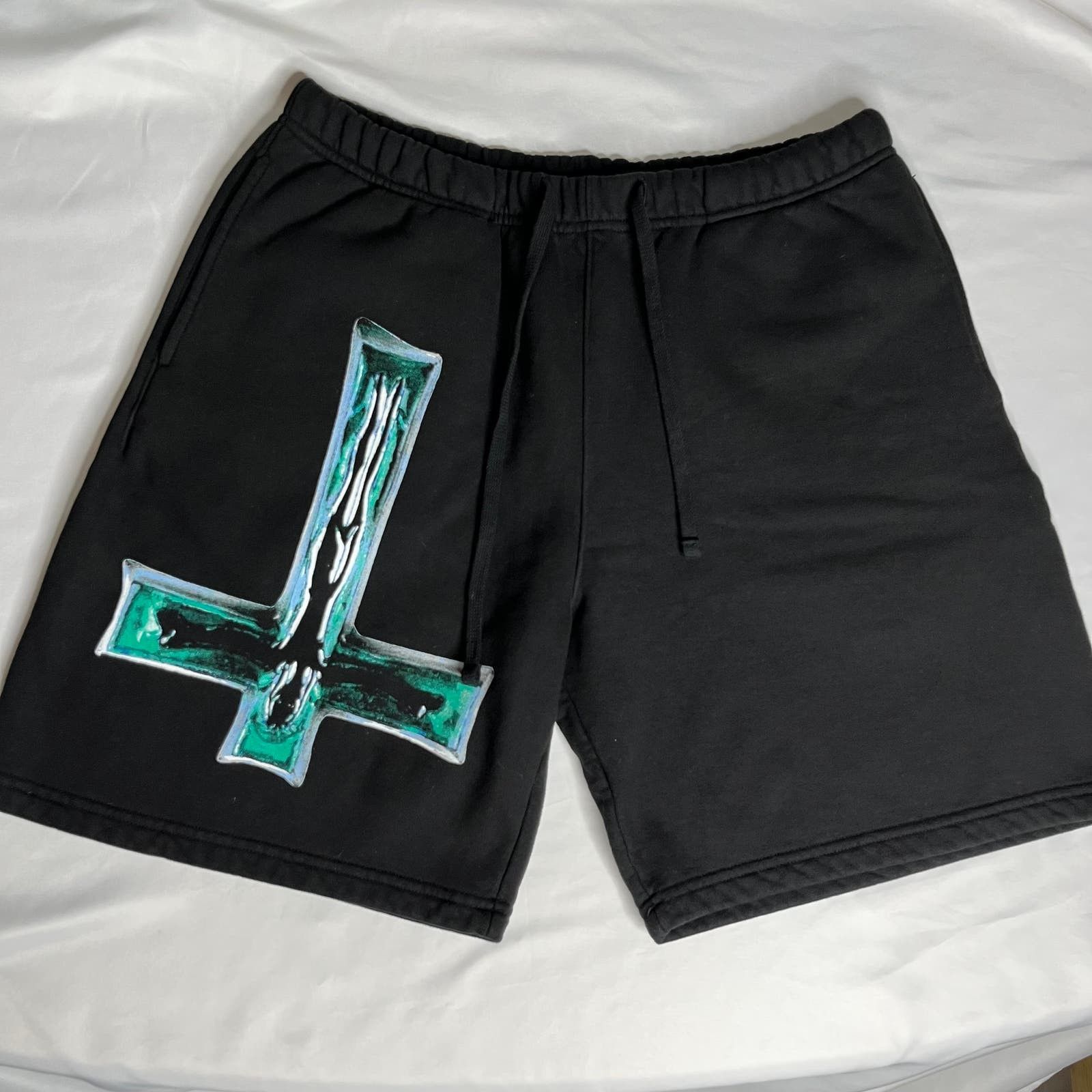 AWGE Playboi Carti Die Lit WLR Whole Lotta Red MUSIC Cross Shorts | Grailed