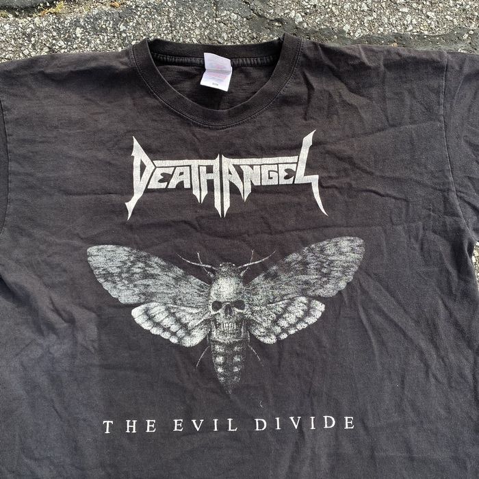 Vintage Vintage 2000s DEATH ANGEL Evil Divide Travis Scott Black Tee ...