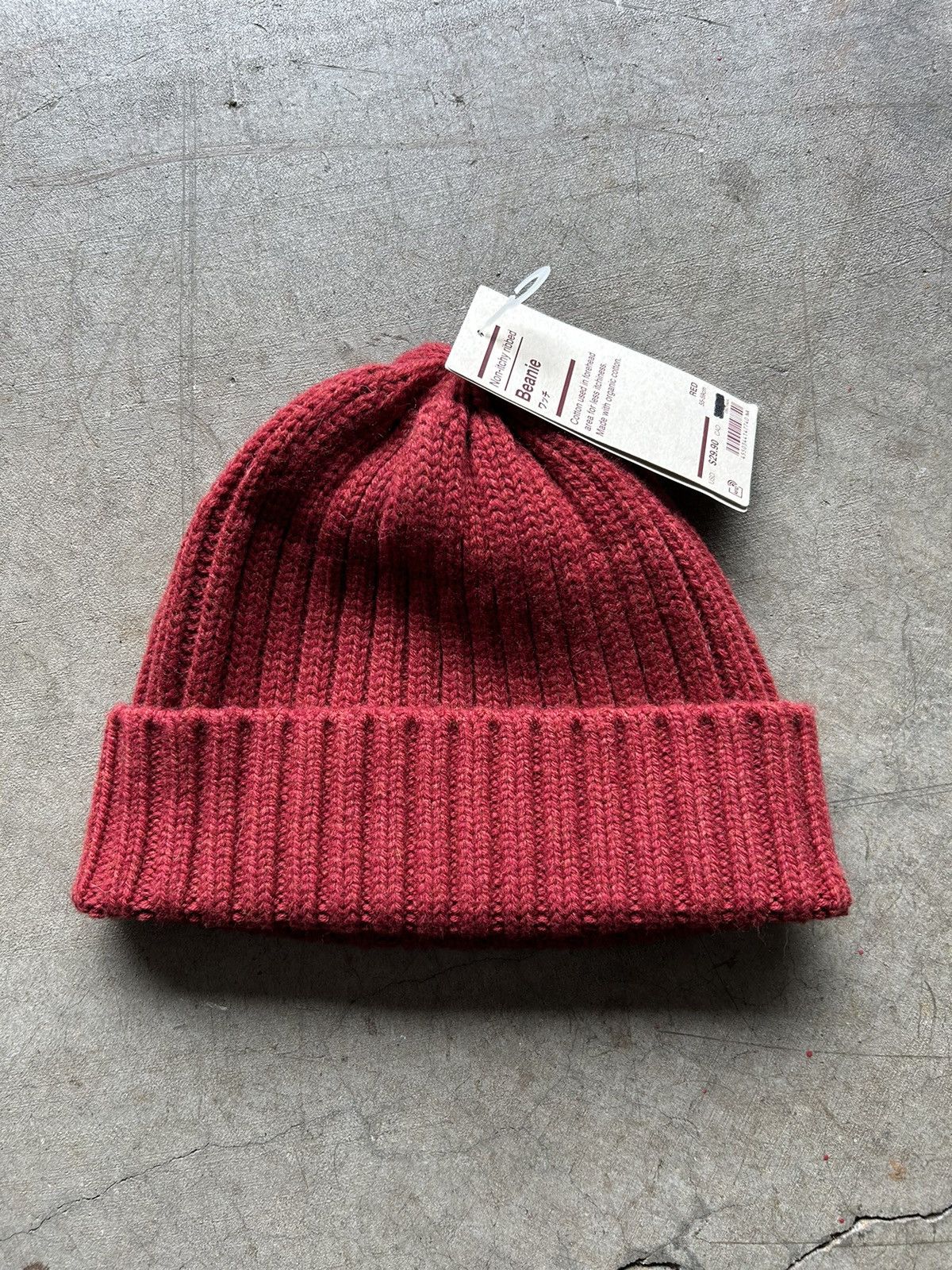 Muji MUJI Ribbed Beanie | Grailed