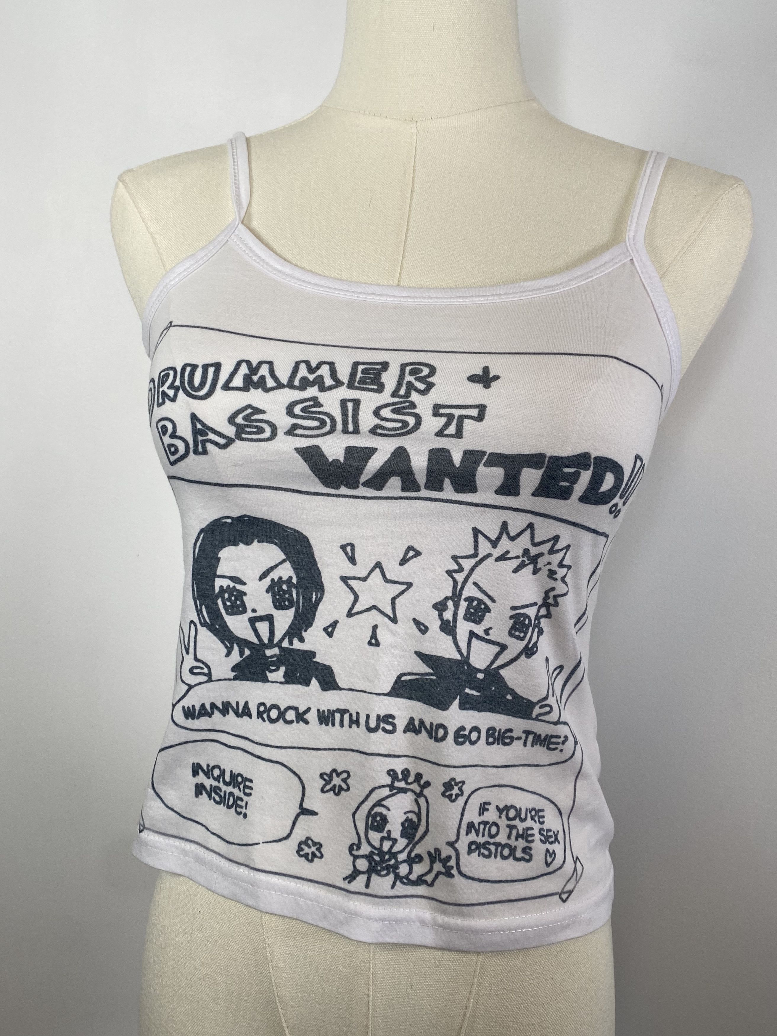 Handmade Nana Anime - Drummer Bassist Wanted Tank | Grailed