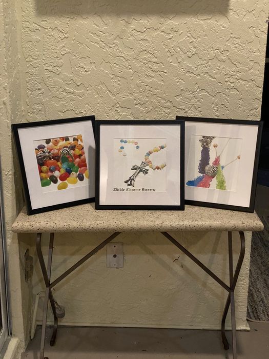 Chrome Hearts Exclusive Set Chrome Hearts Wall Art - Candy 🍭 Trio | Grailed