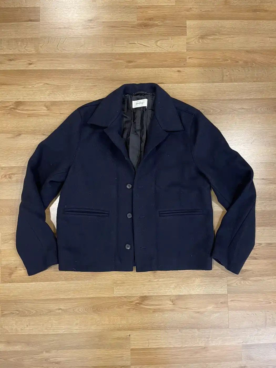 Second/Layer Second/layer mad dog jacket in midnight wool | Grailed