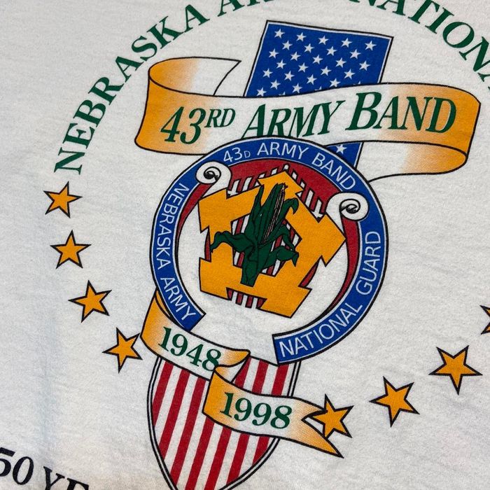Fruit Of The Loom 90s nebraska army national guard | Grailed