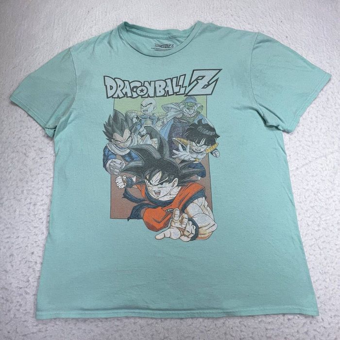 Other Dragonball Z Large Light Blue Graphic T Shirt Toei Animation ...