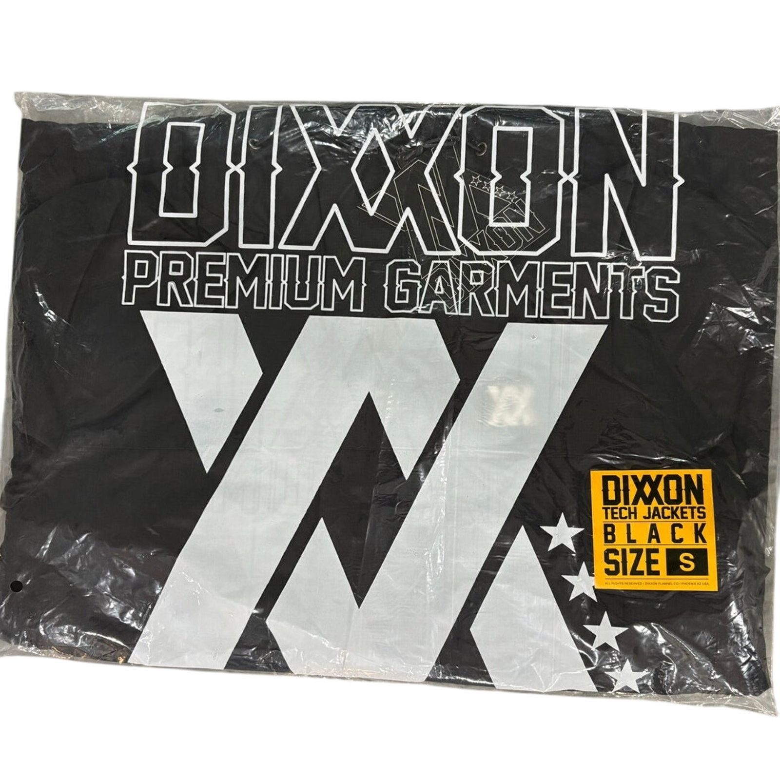 Dixxon Dixxon Flannel Co Tech Jacket Hooded Windbreaker Small Black ...