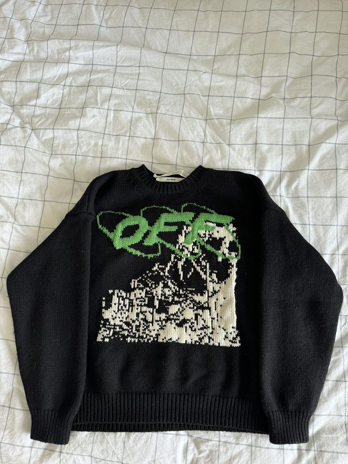 Off-White Off White Ruined Factory Knit | Grailed
