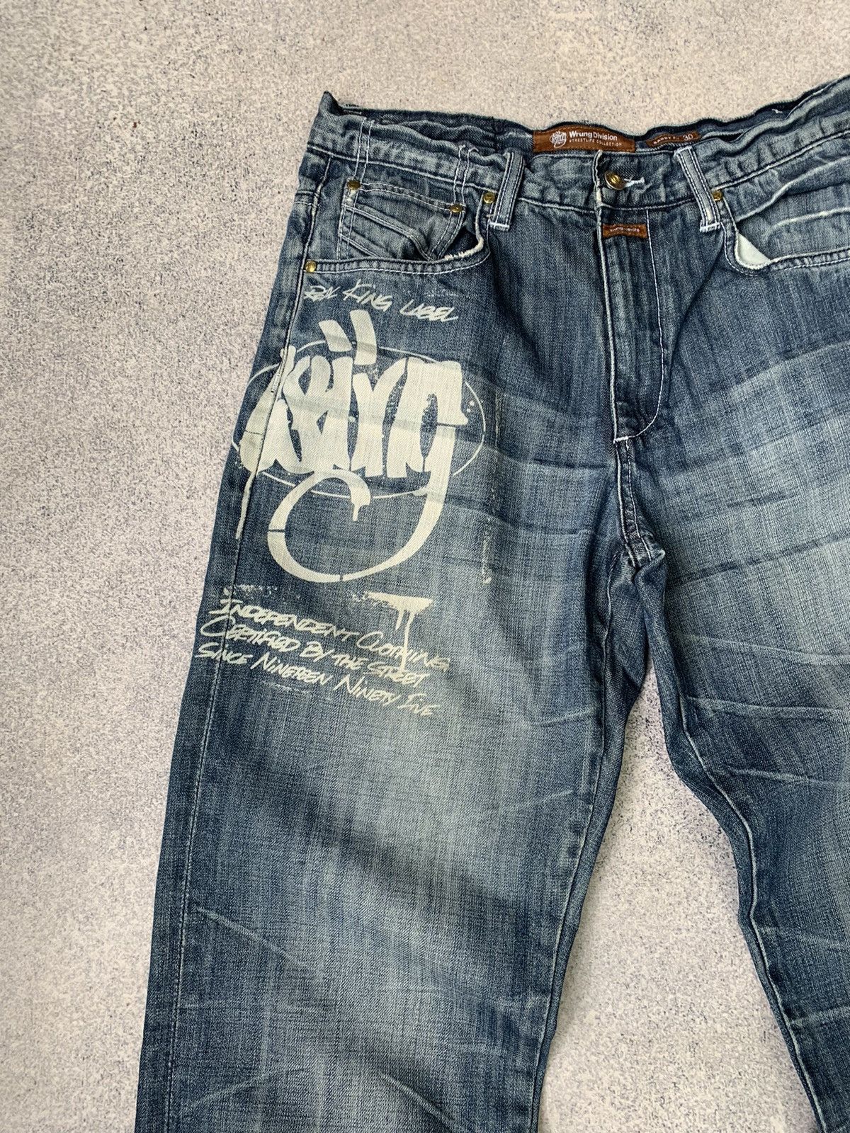 Vintage Vintage Wrung Division Junya Watanabe Style Baggy Jeans | Grailed