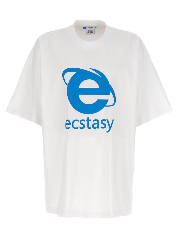 Vetements Ecstasy printed cotton t-shirt | Grailed