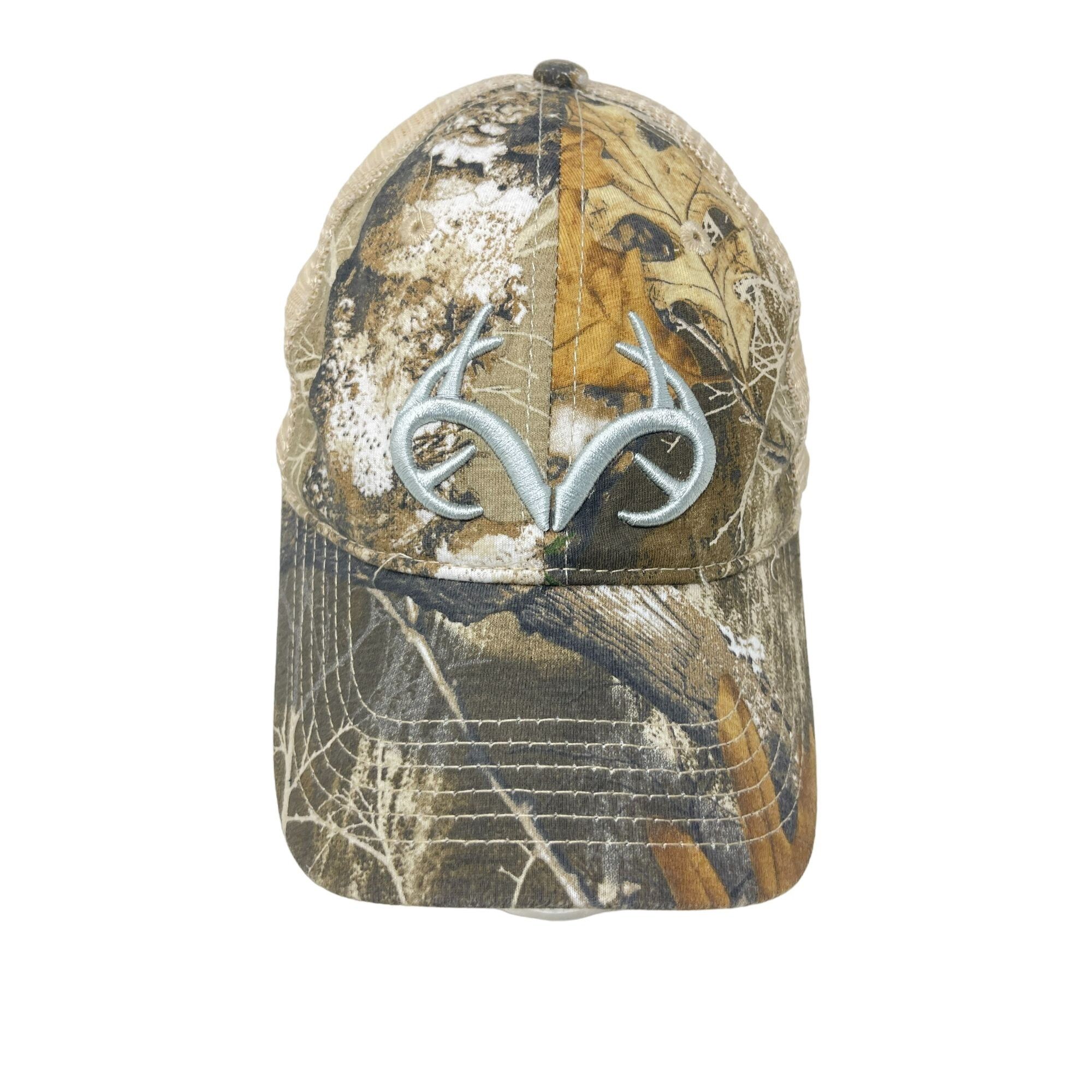 Realtree Realtree Edge Camo Mesh-Back Adjustable Hunting Hat Cap One ...