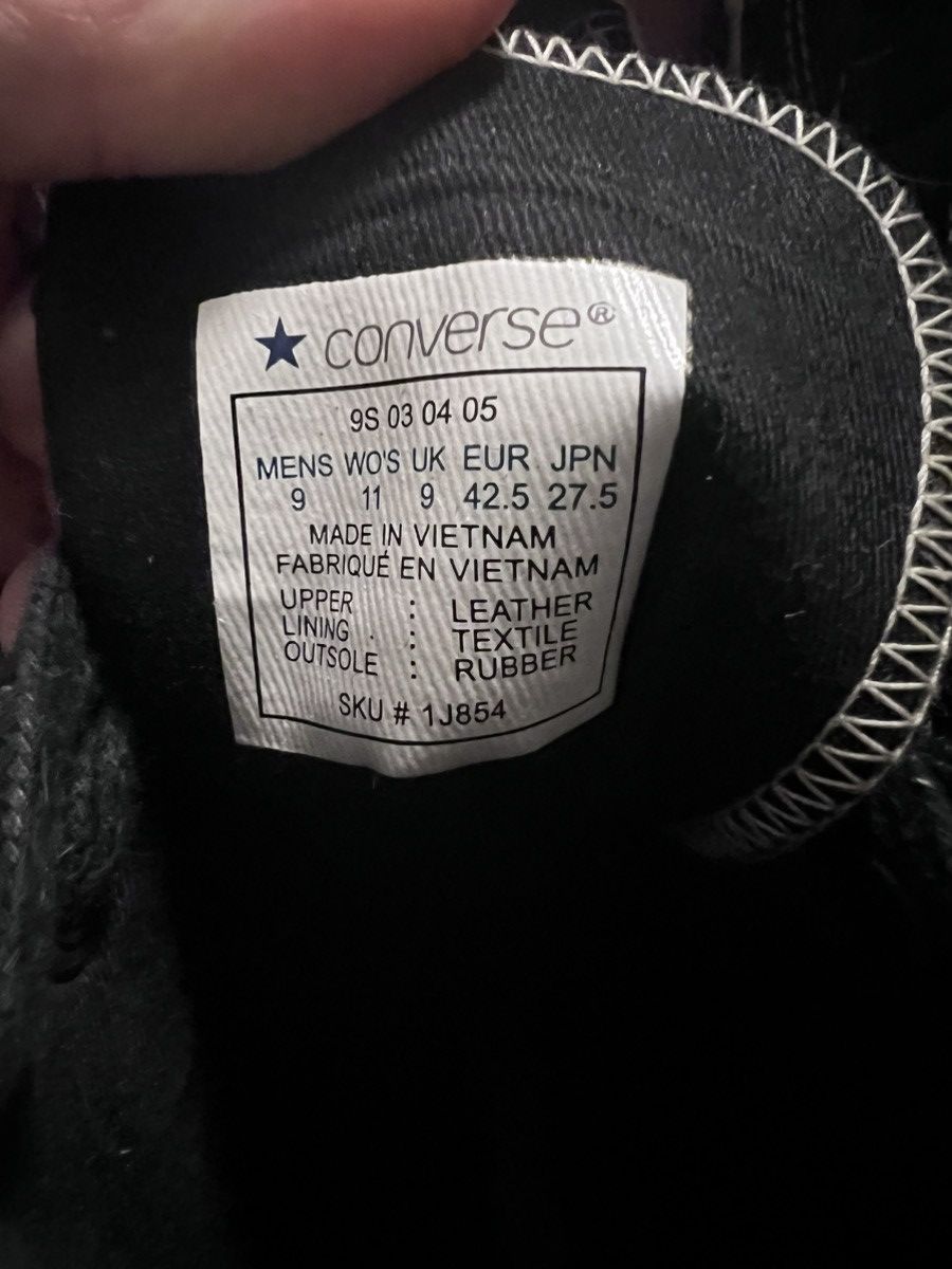 Converse Early 2000s Leather Converse All Stars | Grailed