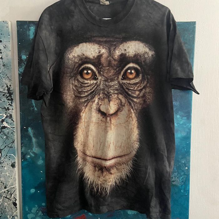Vintage SUPER RARE VINTAGE DELTA TAG MONKEY Tie dye T-SHIRT | Grailed